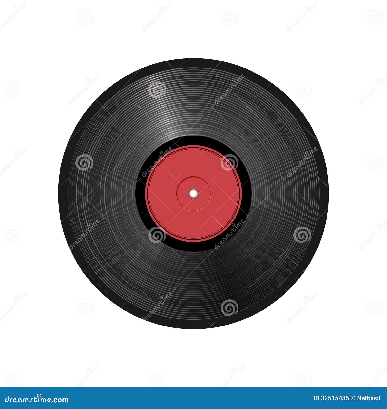 Retro Vinyl Album Cover And LP Disc. Old Vintage Music Record On Black ...