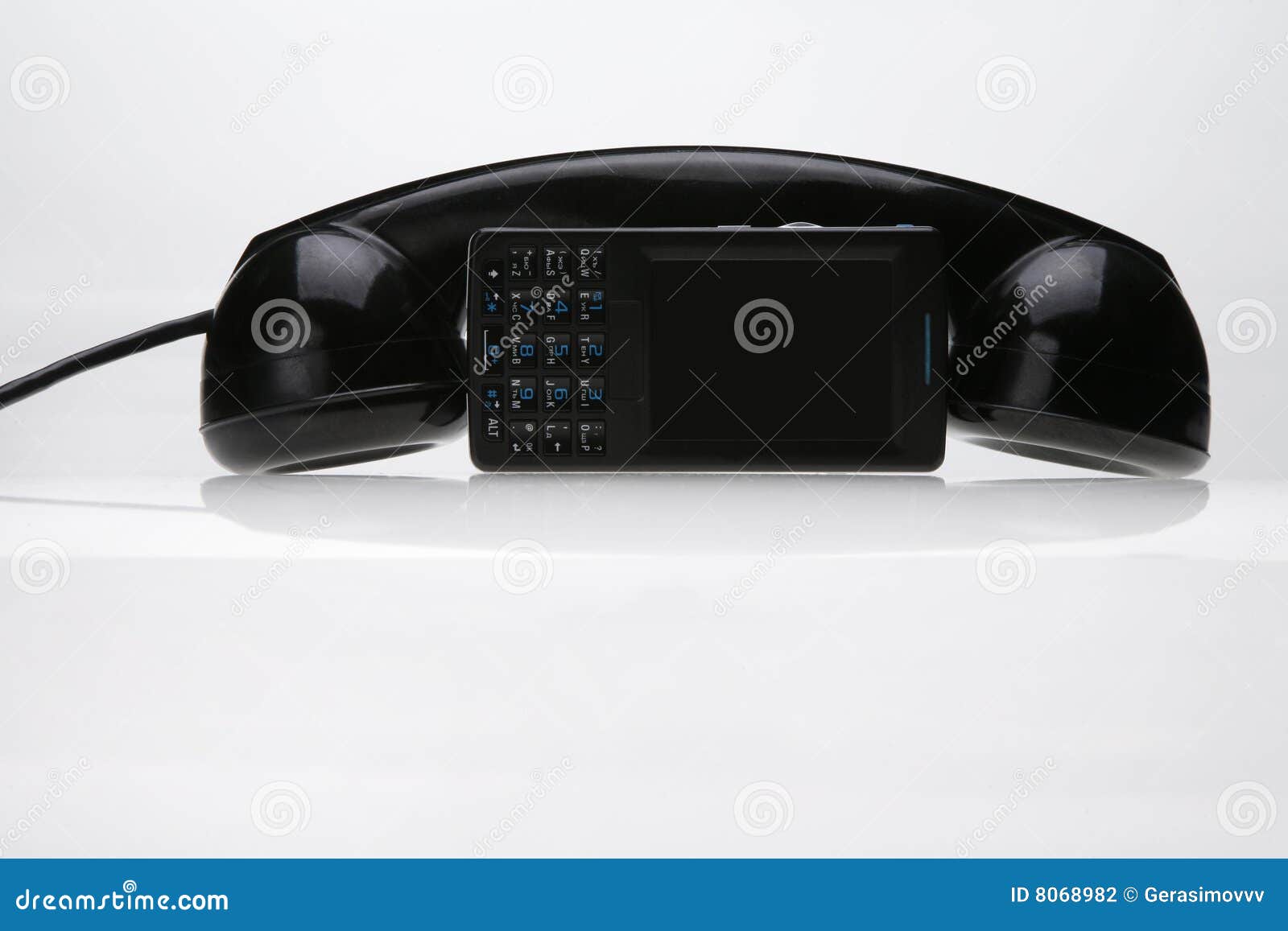 Retro Vs. Hi Tech stock photo. Image of business, collision - 8068982