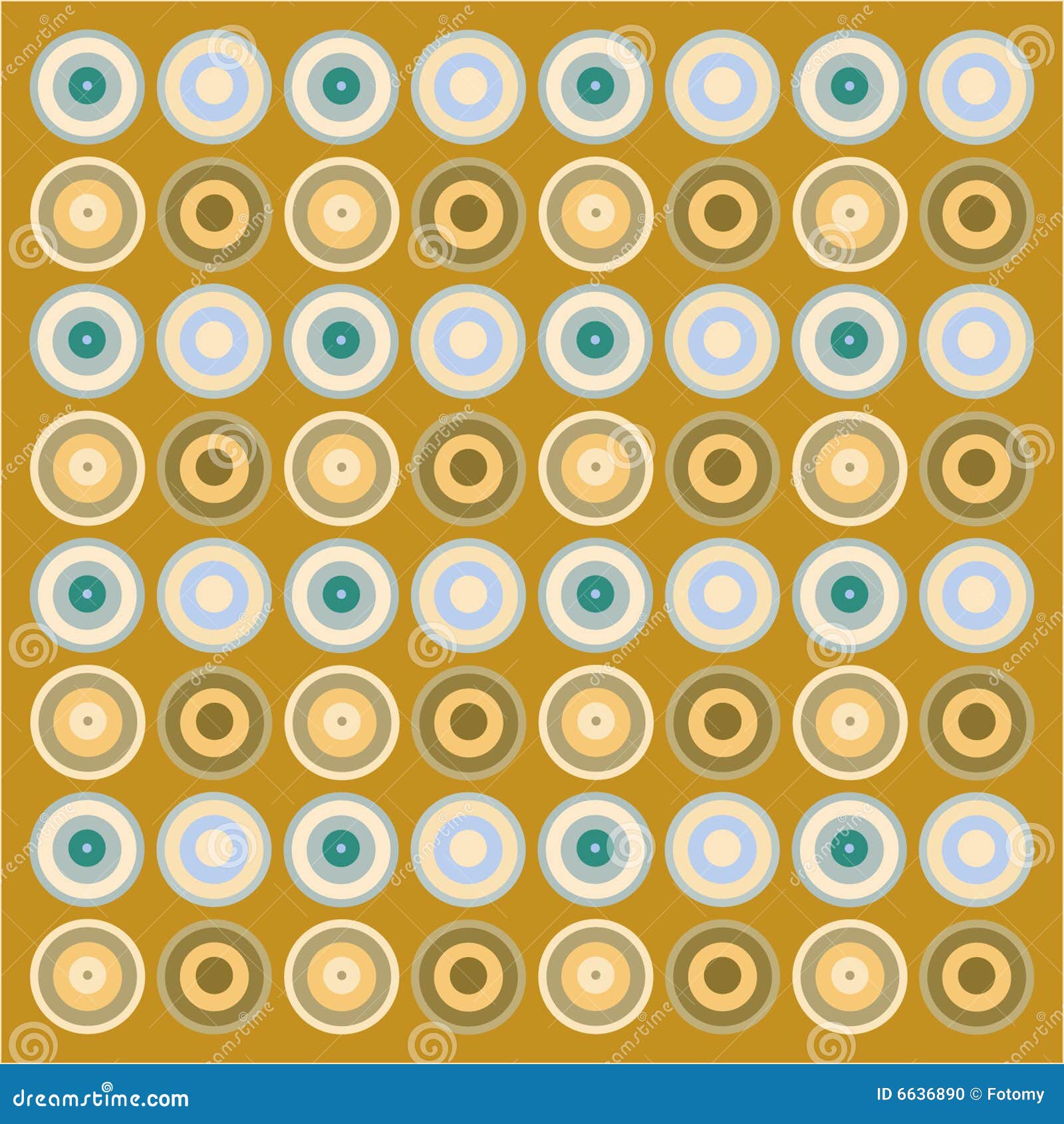 Retro wallpaper pattern stock vector. Illustration of decoration - 6636890