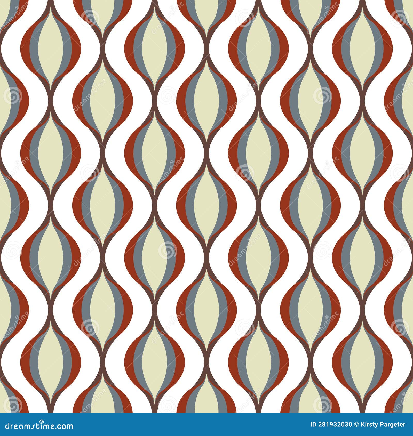 Retro Wallpaper Pattern Design Background Stock Vector - Illustration of shape, illusion: 281932030