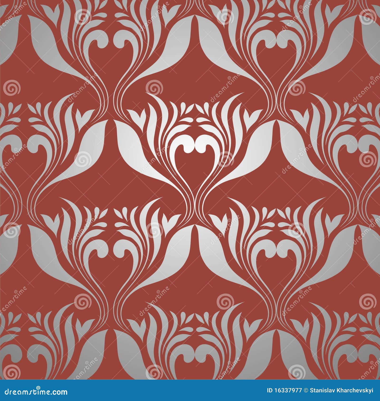 Retro wallpaper seamless stock vector. Illustration of drapery - 16337977