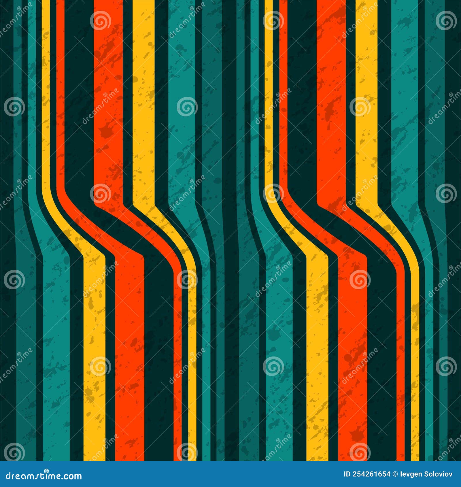 Retro Wallpaper with Vertical Lines Stock Vector - Illustration of ...