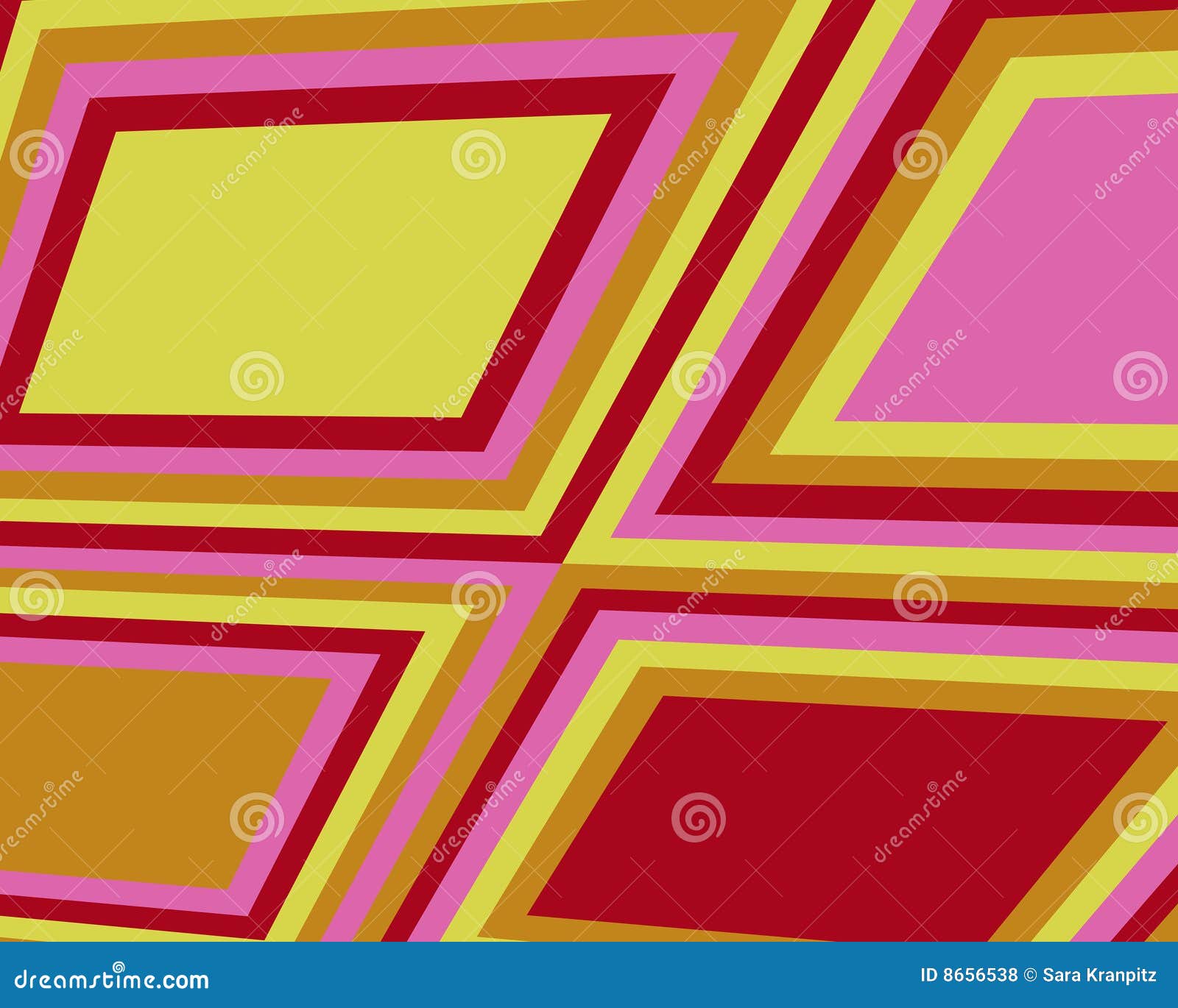 Retro Warped Squares Design Stock Illustration - Illustration of ...