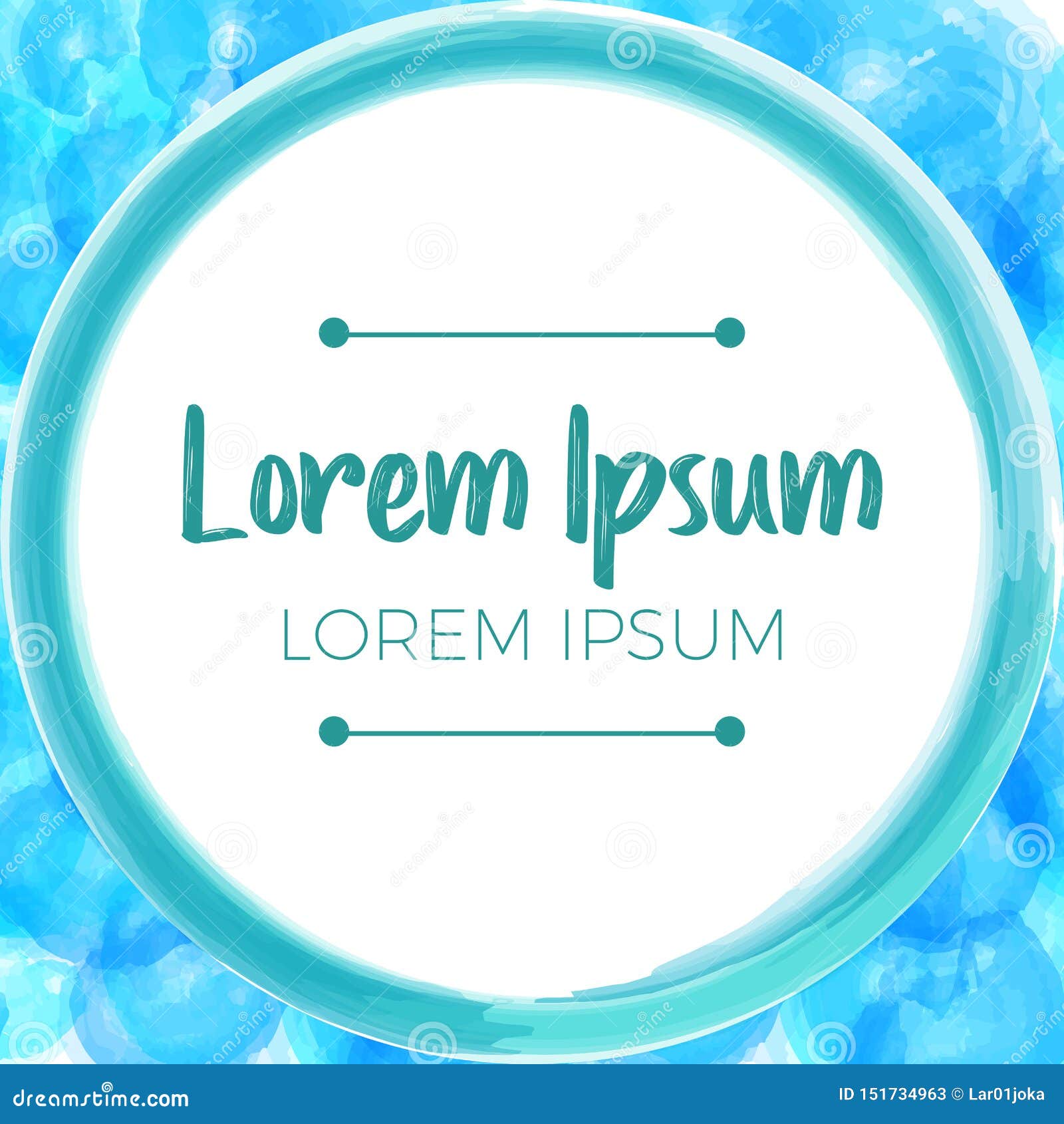 Retro watercolor frame stock vector. Illustration of design - 151734963