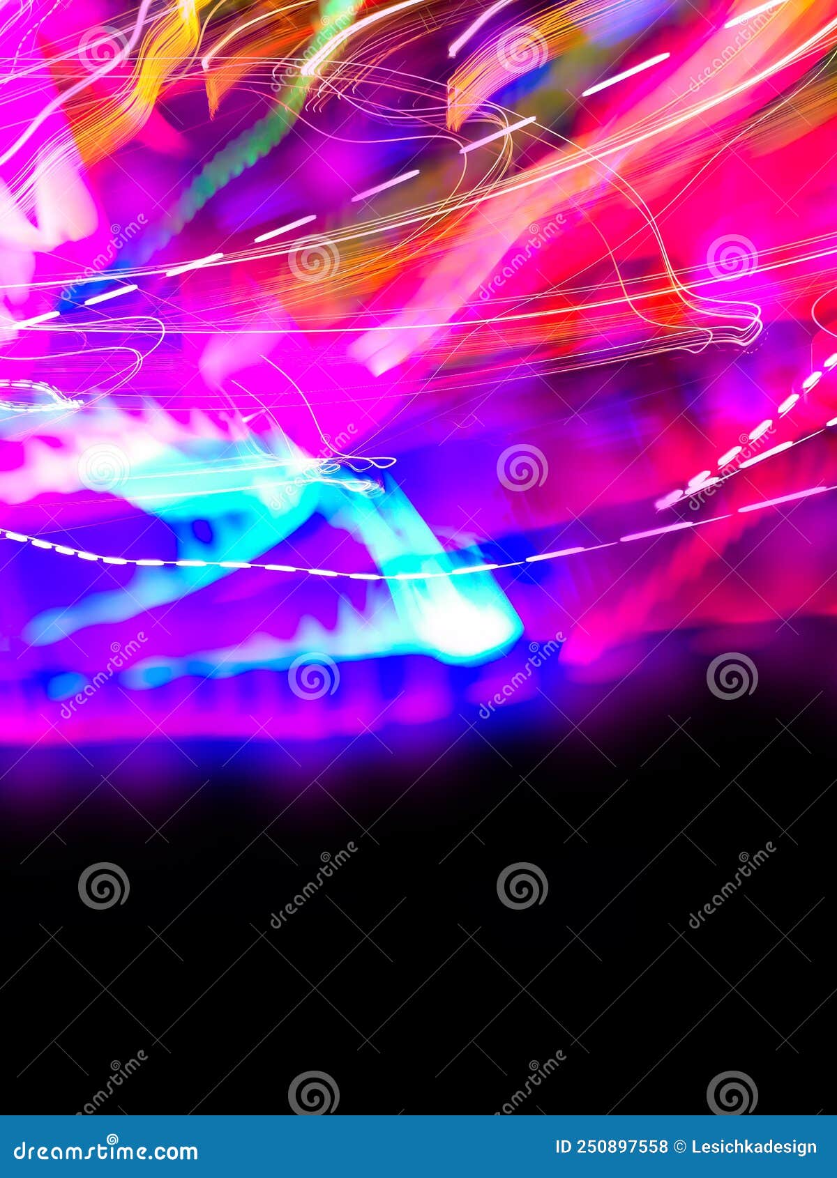 Retro Wave Holographic Blur Texture with Light Diffraction Effect Stock ...