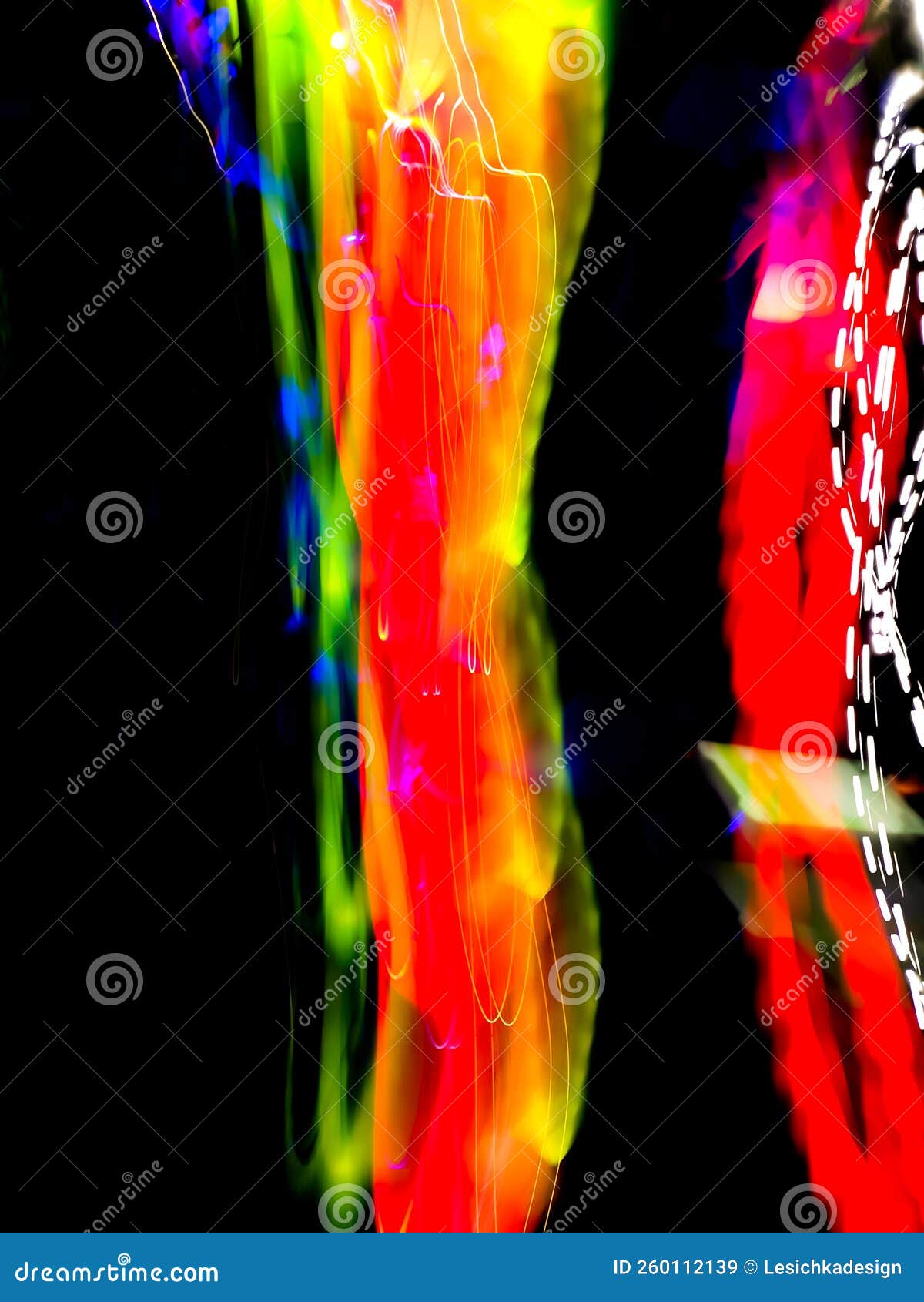 Retro Wave Holographic Blur Texture with Light Diffraction Effect Stock ...