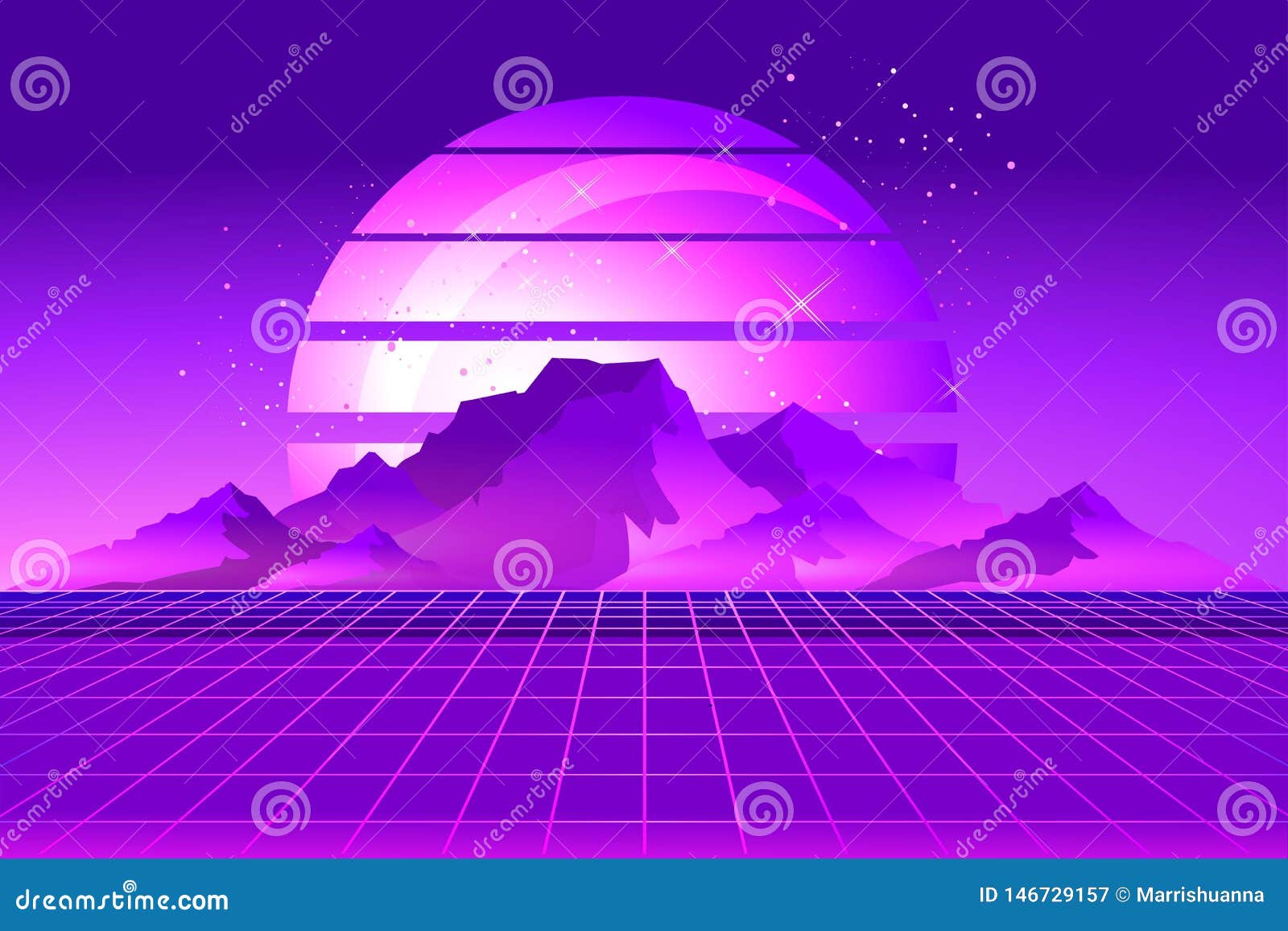 Retro Wave synth stock vector. Illustration of electronics - 146729157