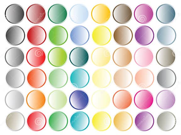 Retro web buttons stock vector. Illustration of modern - 12144382