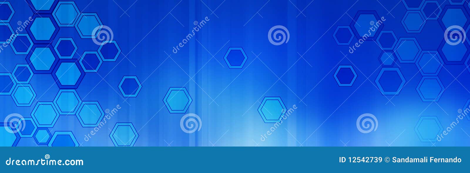 Retro Website Template With Hexagons. Vector Illustration ...