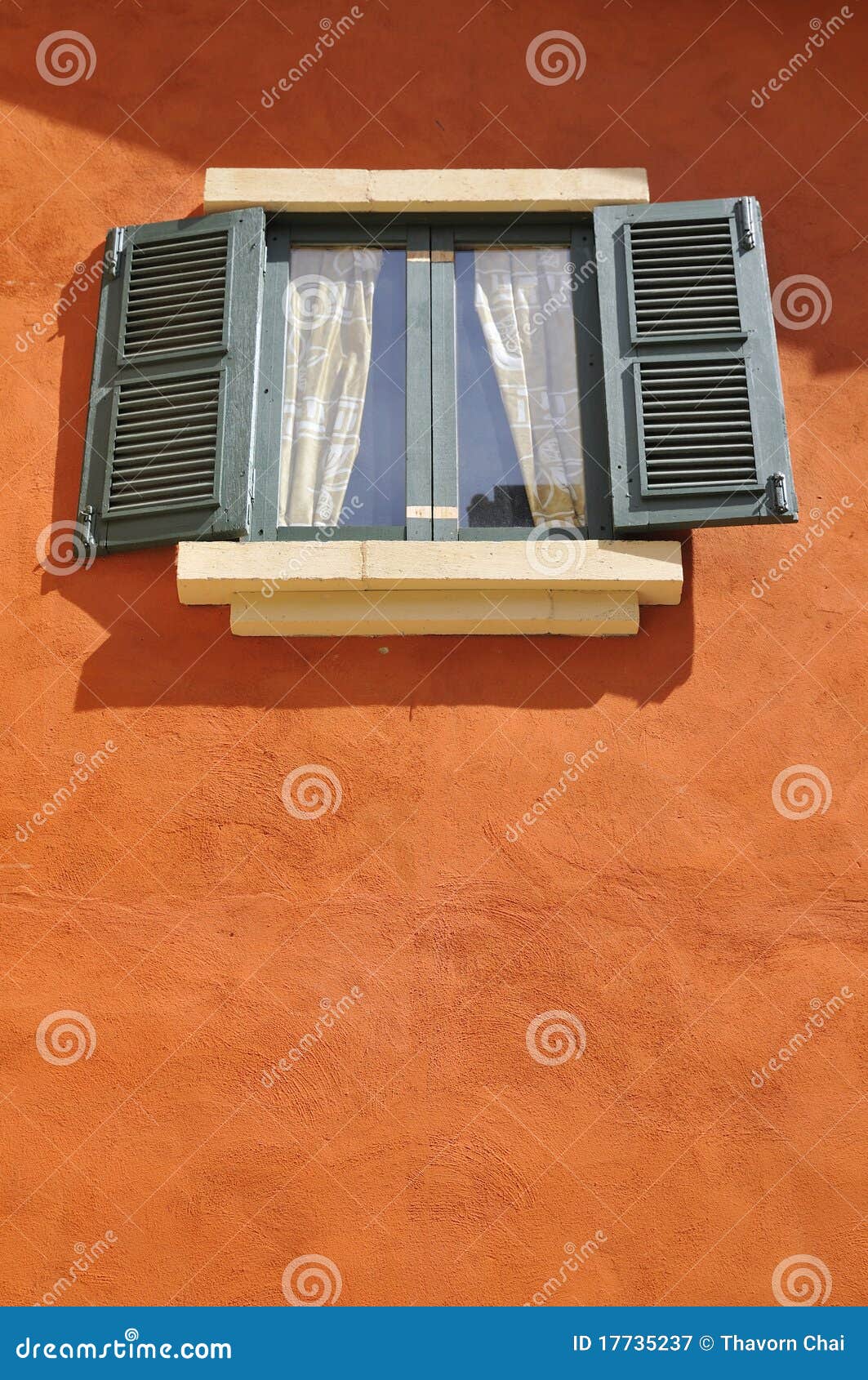 Retro window stock image. Image of architecture, traditional - 17735237