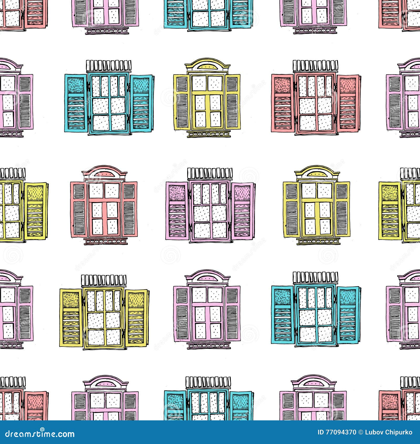 Retro Windows Cartoon Vector | CartoonDealer.com #64874621