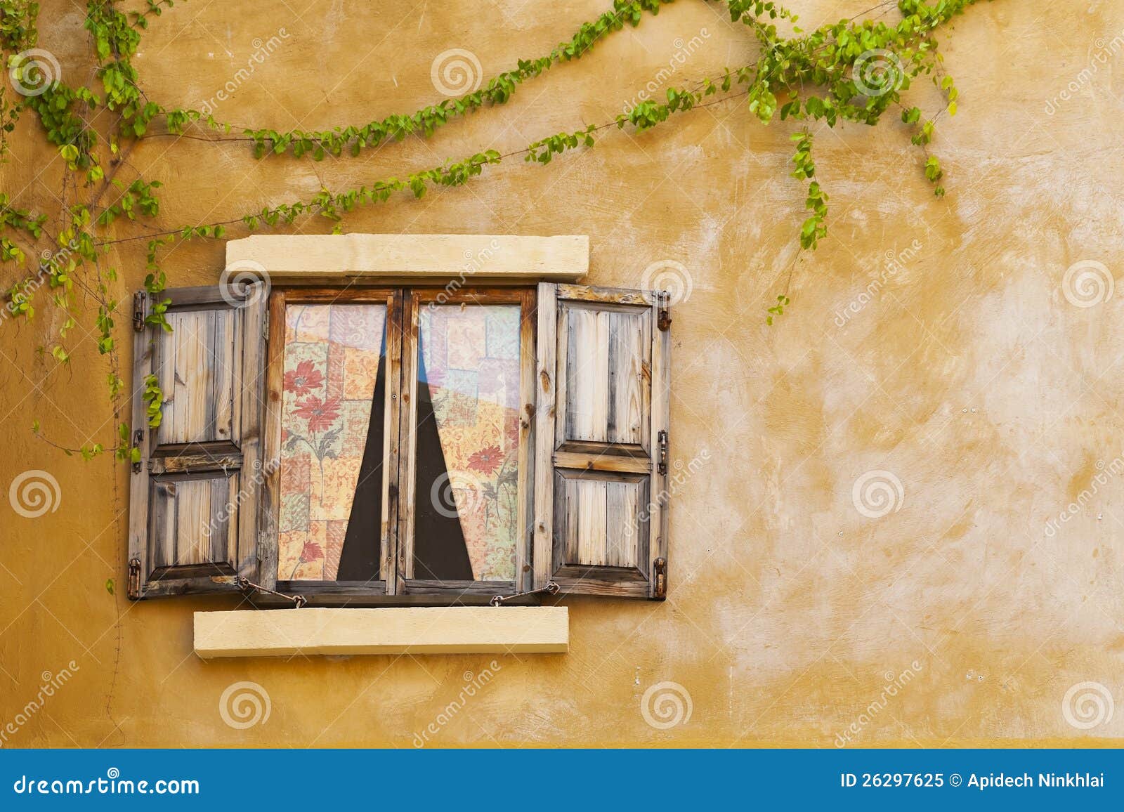 Retro window and wall stock image. Image of frame, building - 26297625