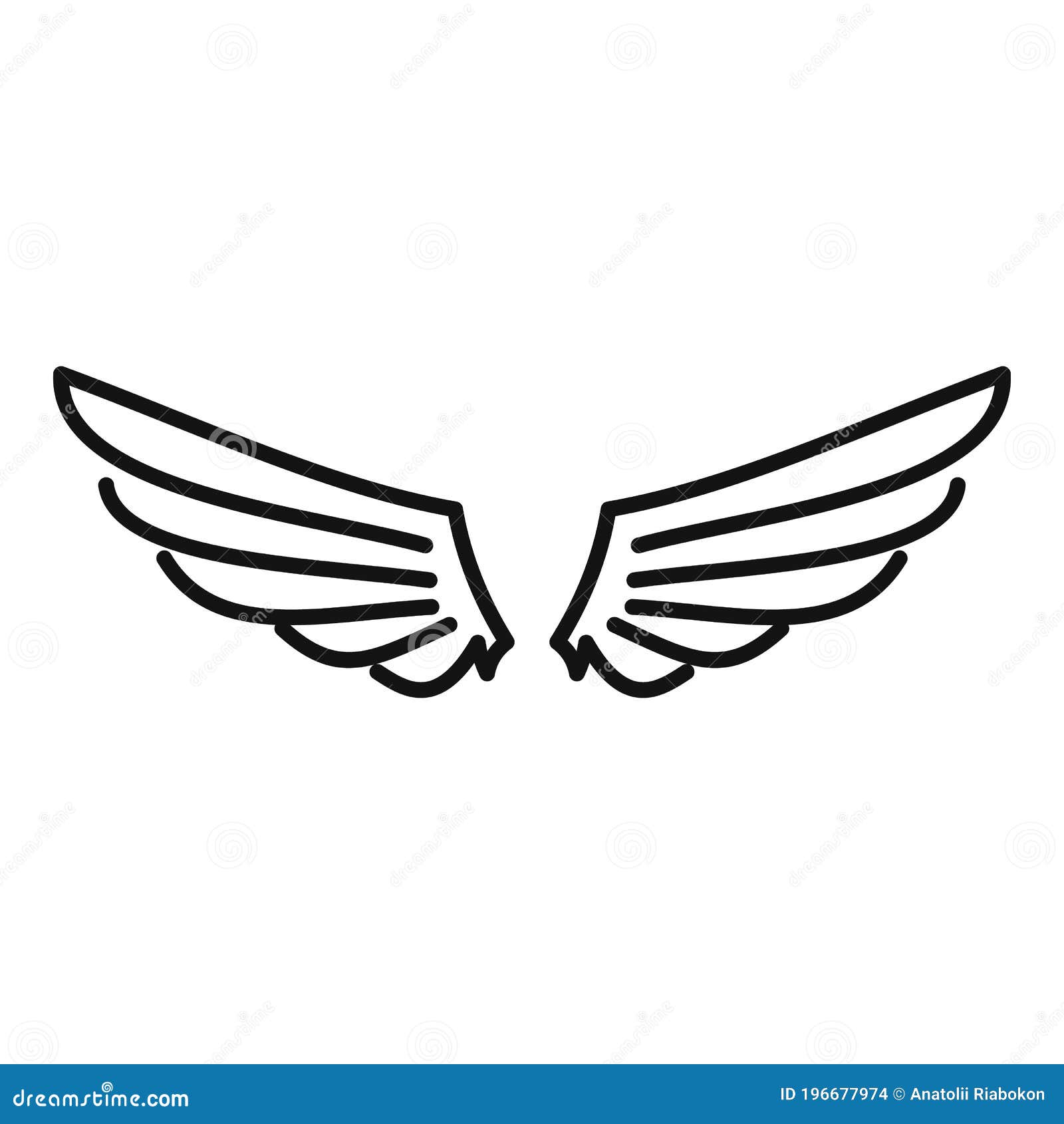 Retro Car With Wings Isolated Vector Illustration | CartoonDealer.com ...