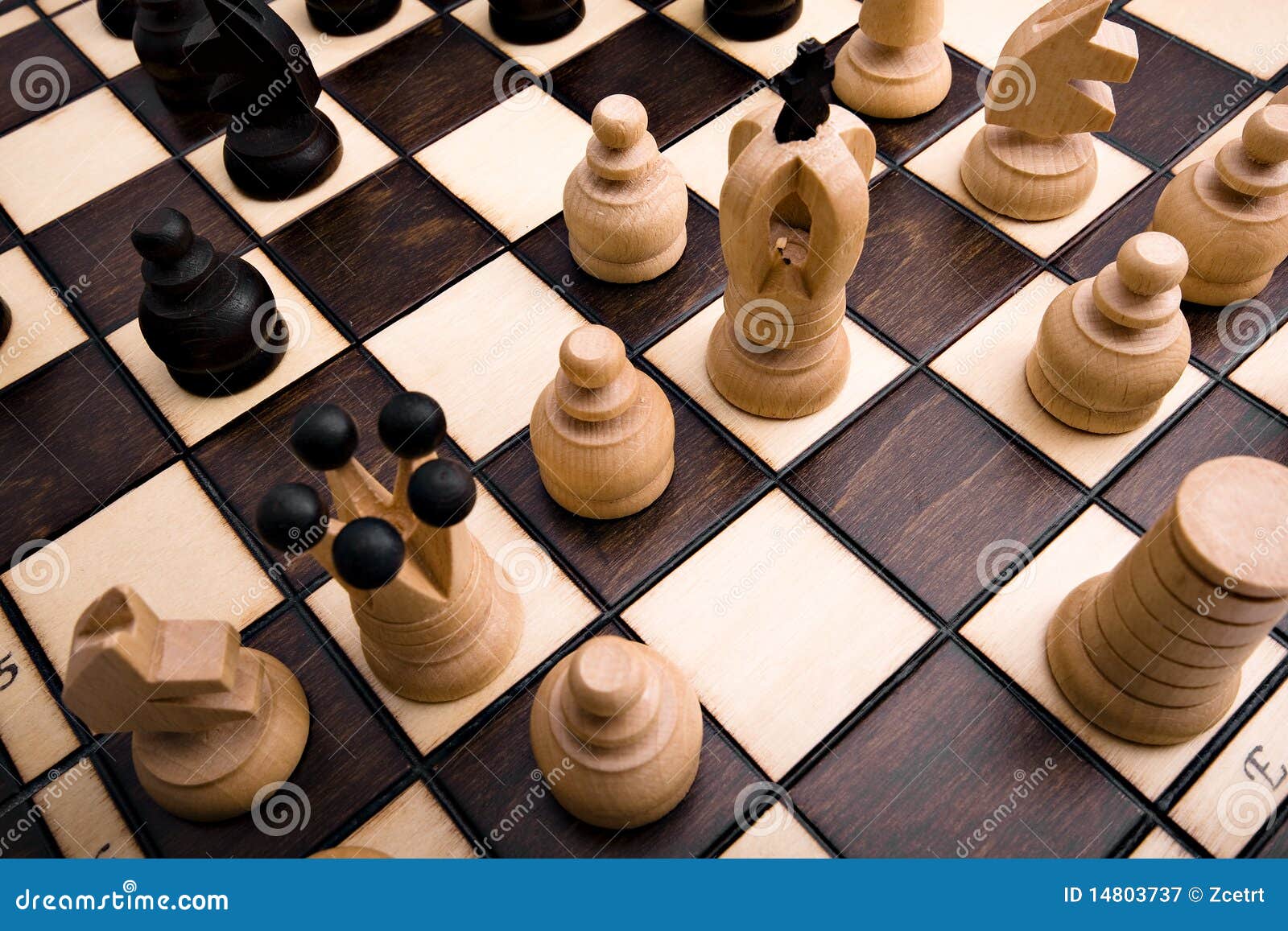 Retro wooden chess stock image. Image of check, lines - 14803737