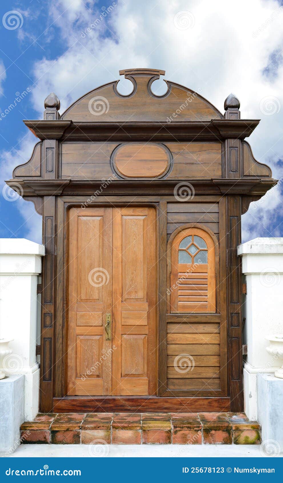 The retro wooden door stock image. Image of brown, background - 25678123