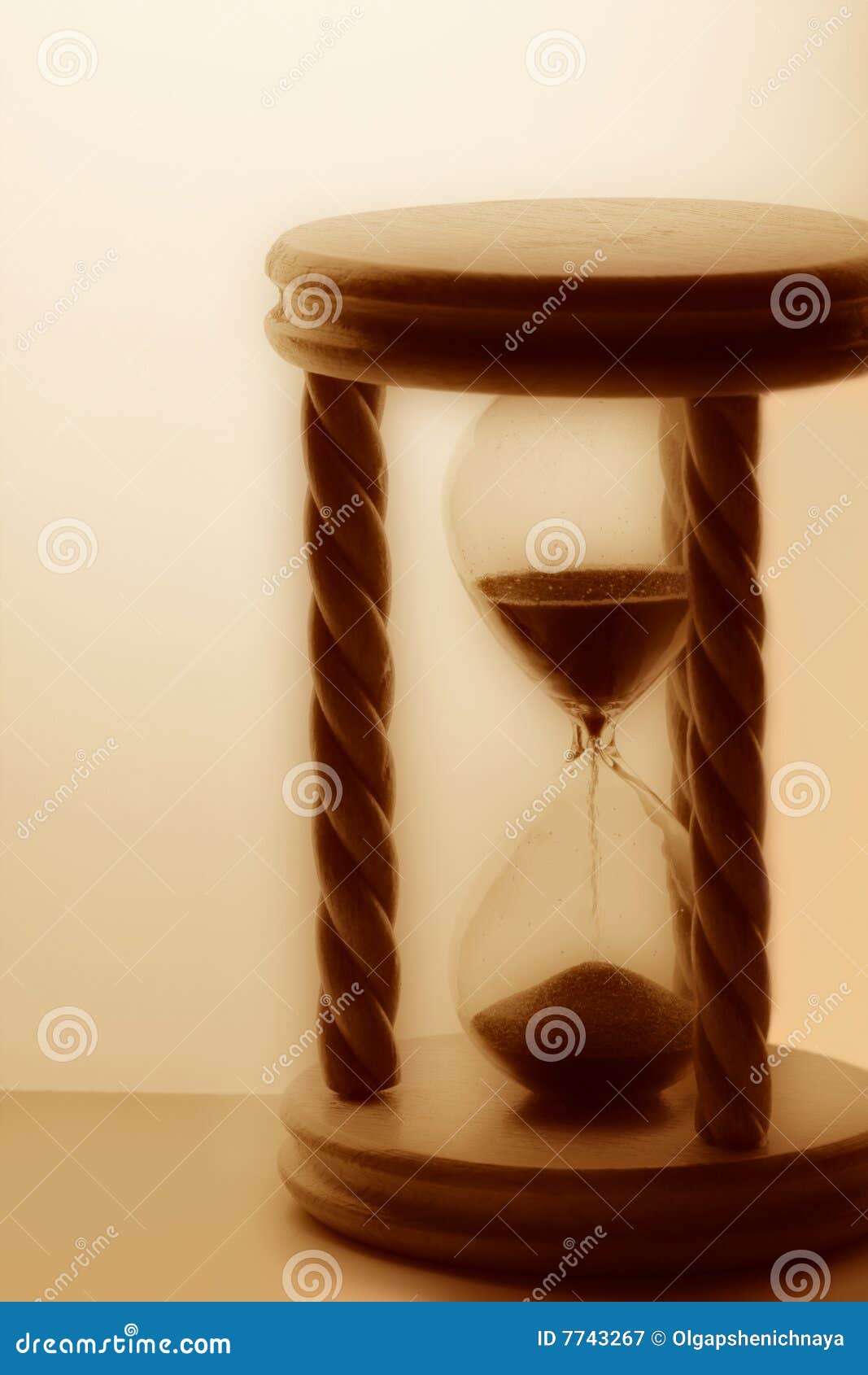 Retro wooden hourglass stock image. Image of glass, wooden - 7743267