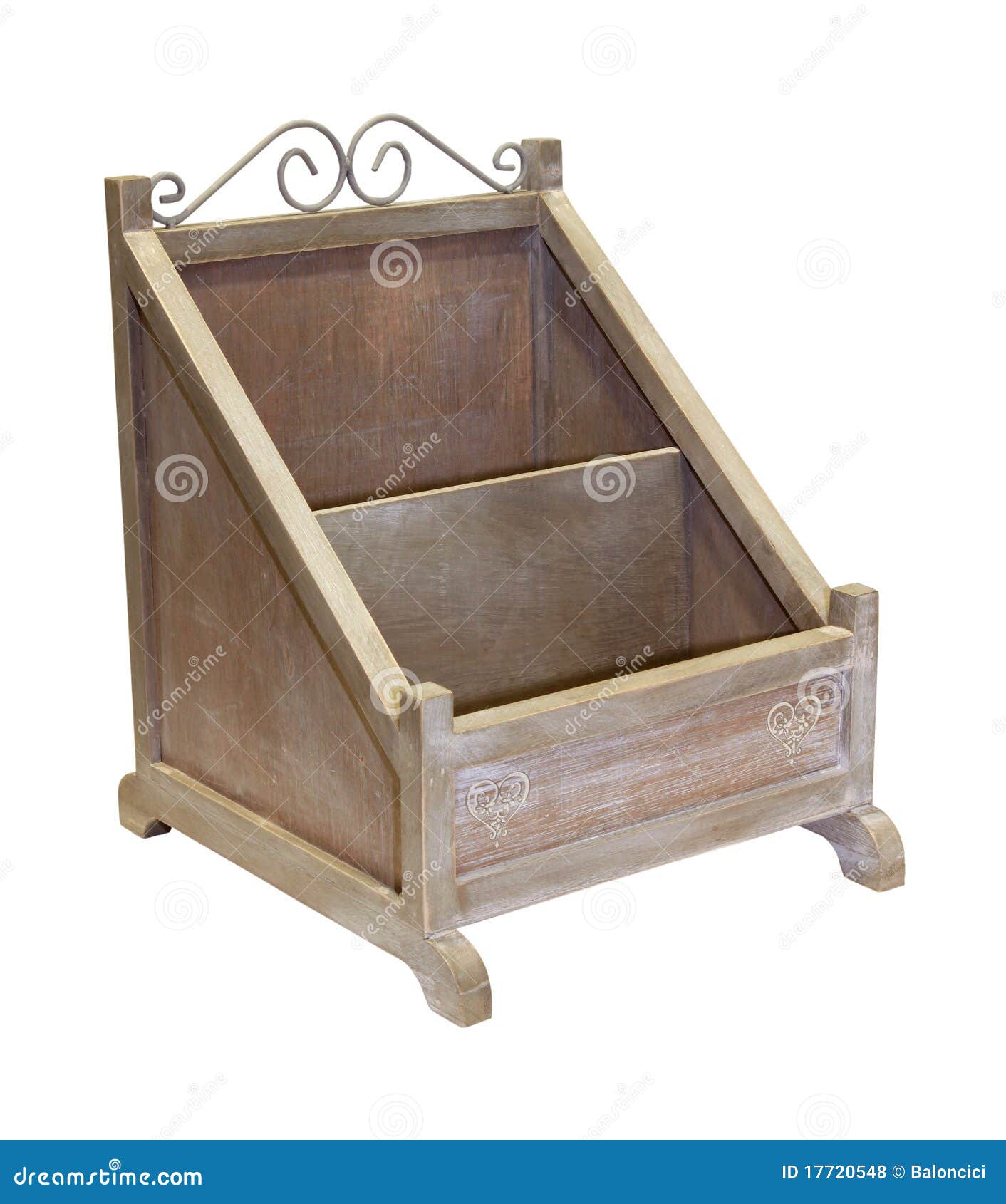 Retro wooden stand stock photo. Image of isolated, brown - 17720548