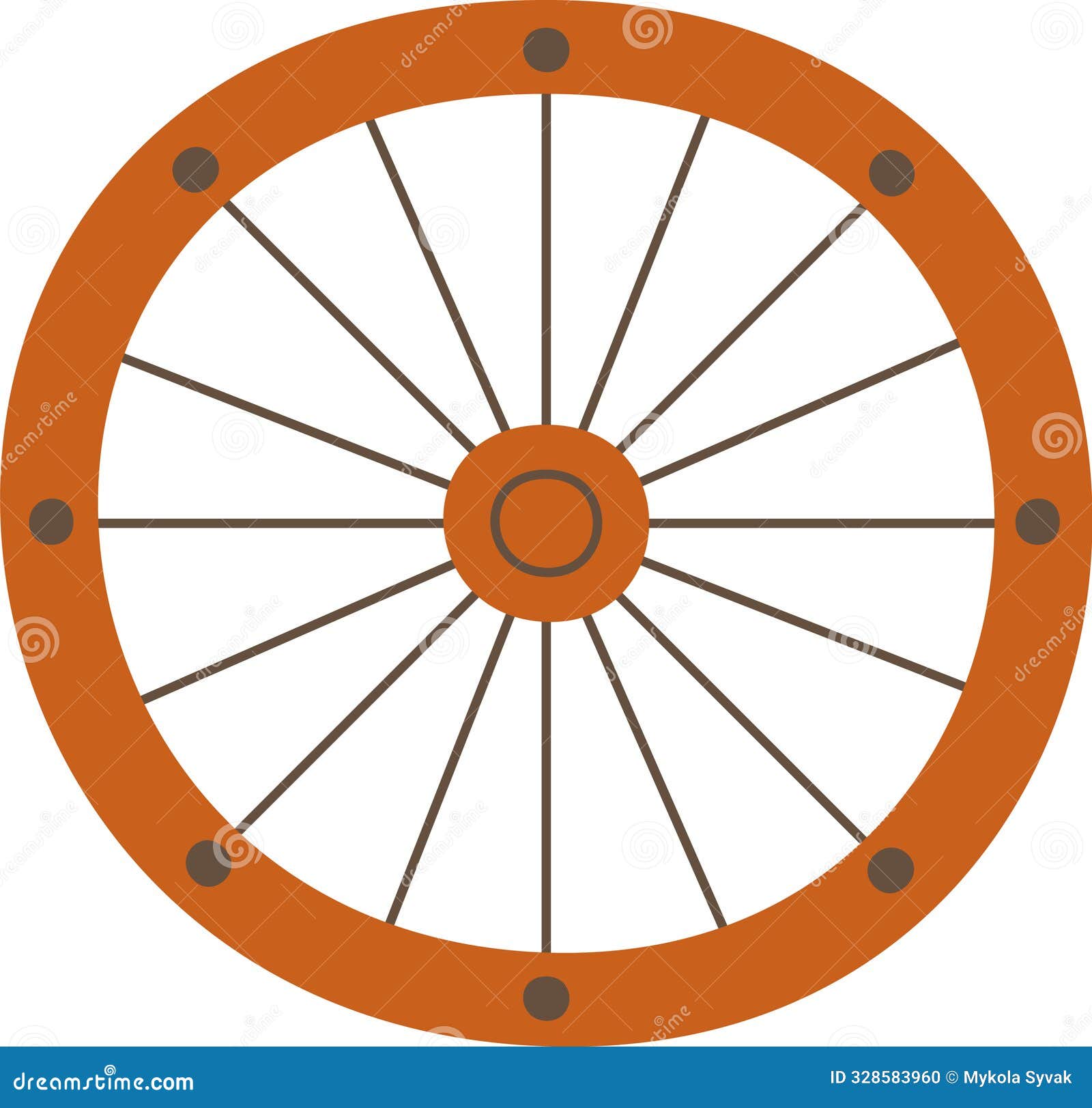 Wooden Wheel Contour Drawing In Pencil Royalty-Free Stock Photography ...