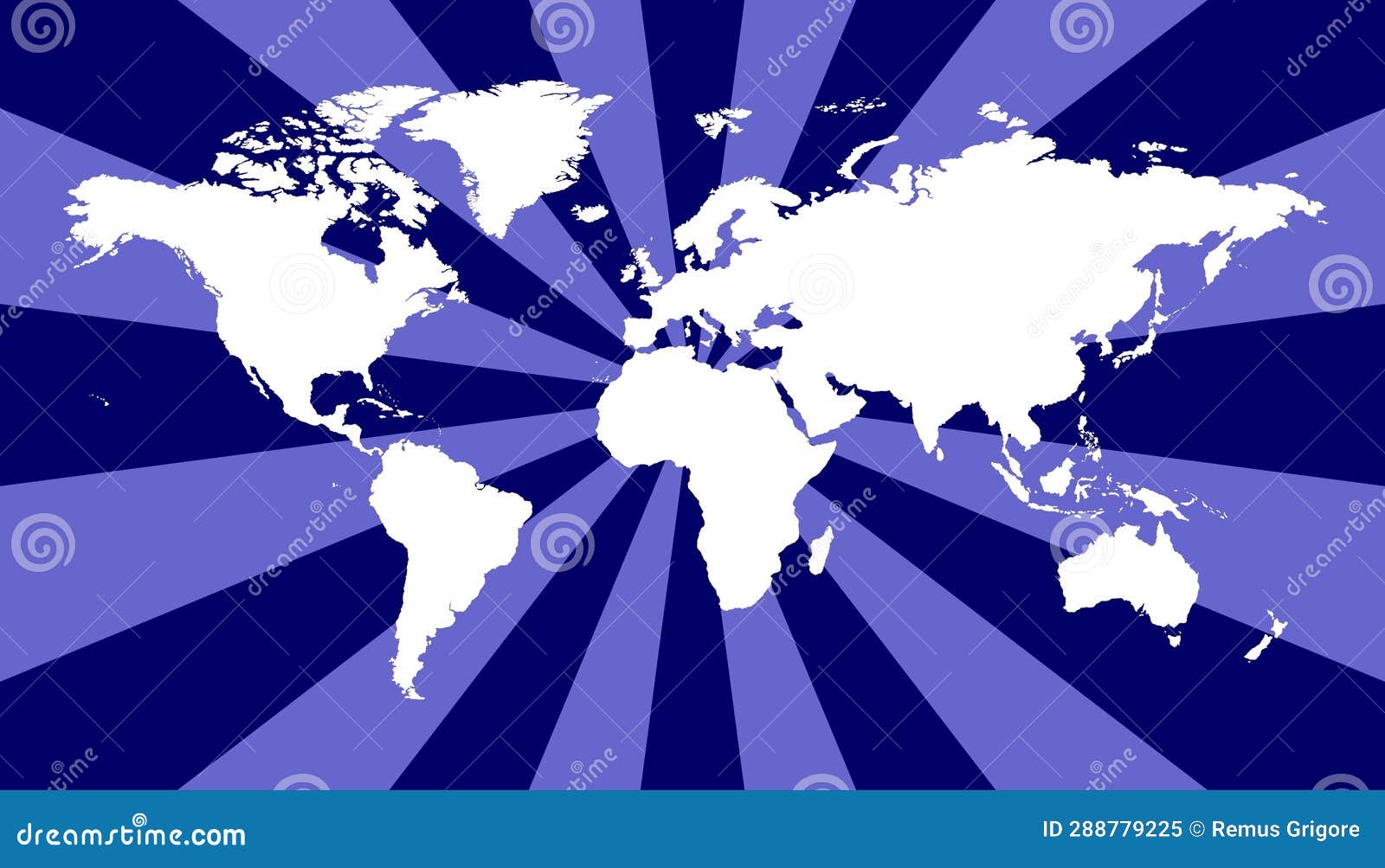 Retro World Map - Cdr Format Stock Illustration - Illustration of ...
