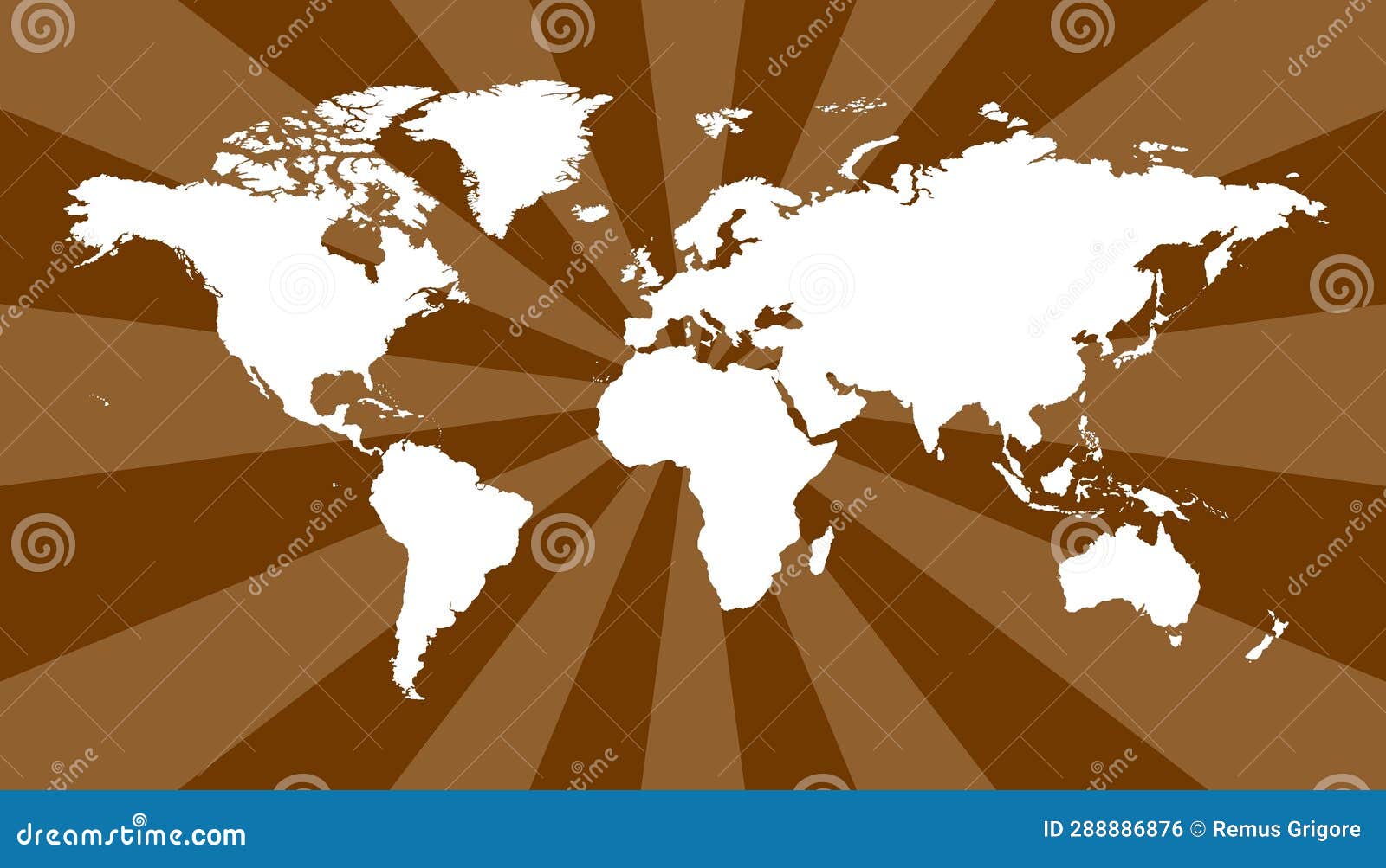 Retro World Map - Cdr Format Stock Illustration - Illustration of ...