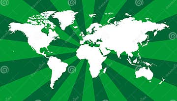 Retro World Map - Cdr Format Stock Illustration - Illustration of ...