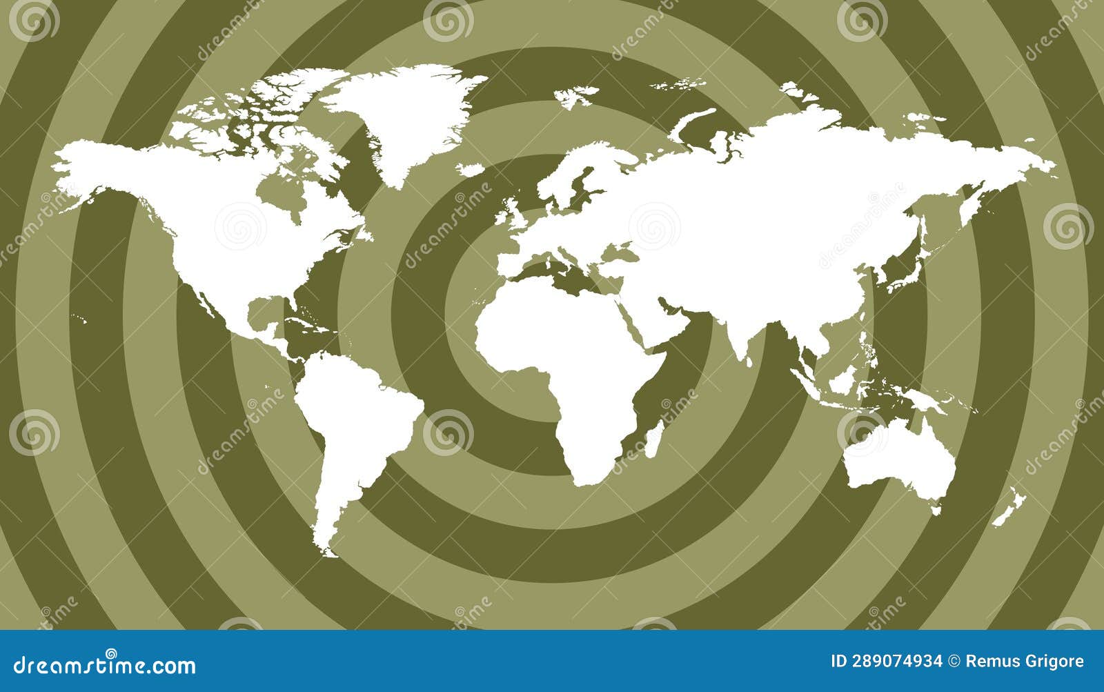 Retro World Map - Cdr Format Stock Vector - Illustration of color ...