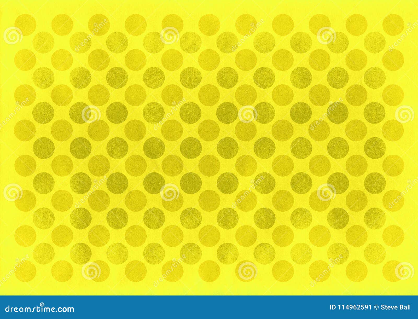 Vintage Yellow Circles Pattern Stock Illustration - Illustration of ...