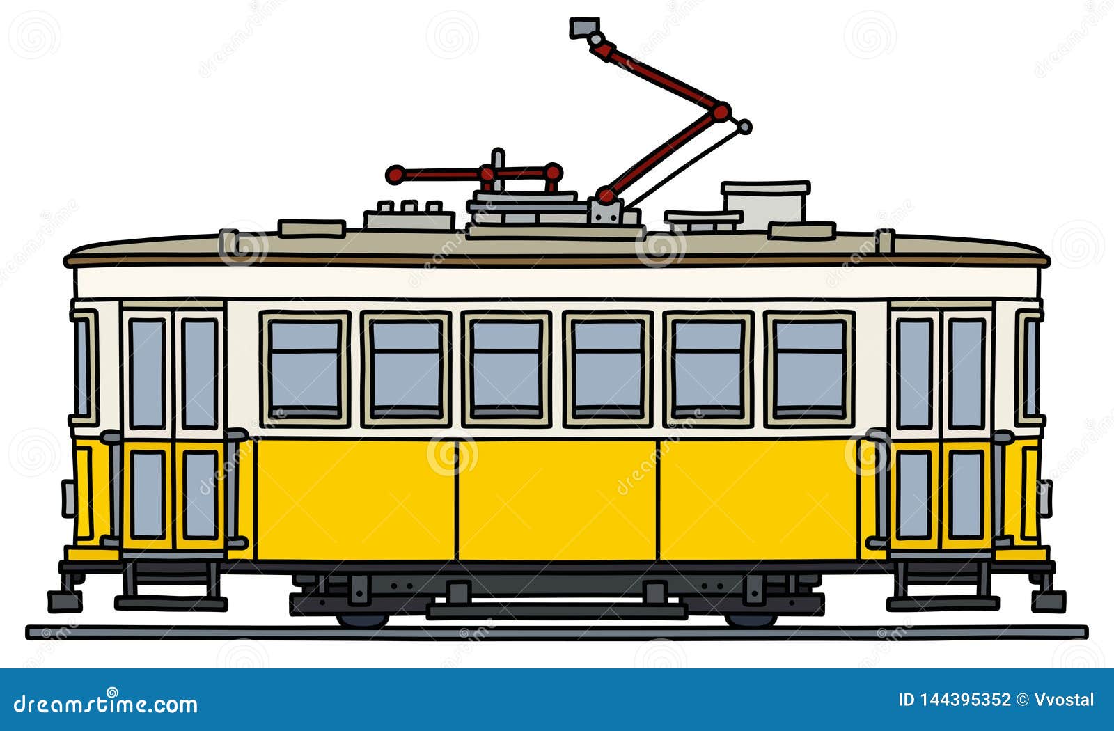 Tramway Drawing, Smiley Tramway Cartoon | CartoonDealer.com #114834711