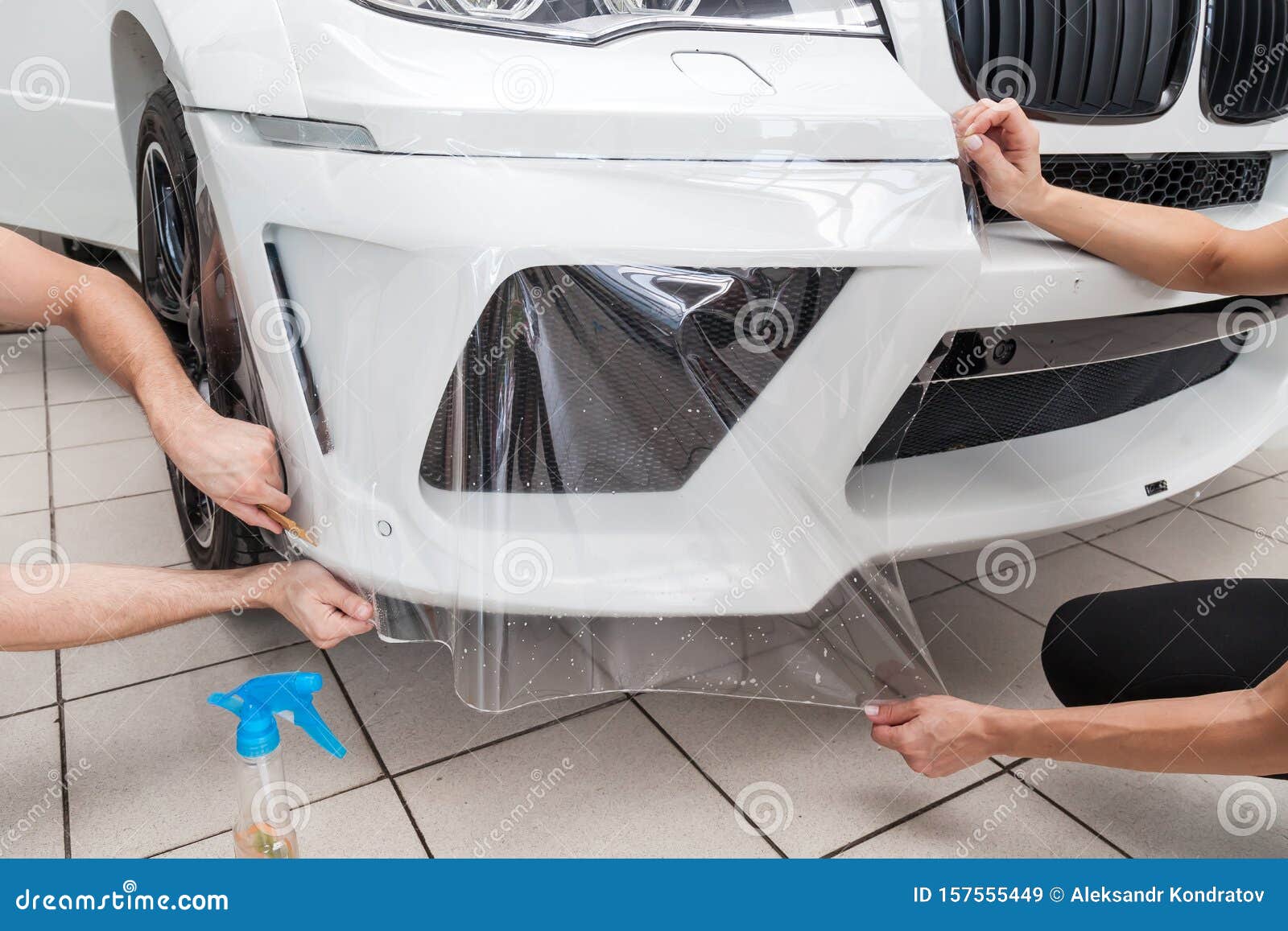 Retrofitting the Car with a Solid Transparent Protective Film, the ...