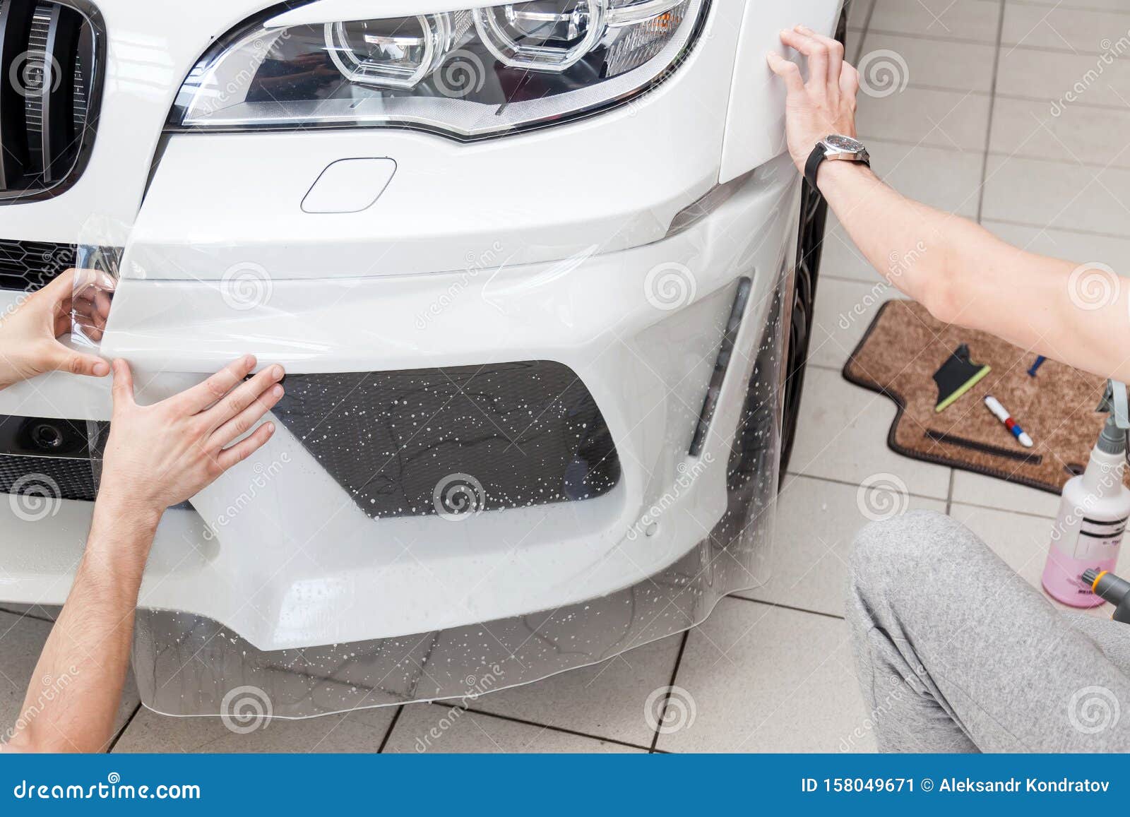 Retrofitting the Car with a Solid Transparent Protective Film, the ...