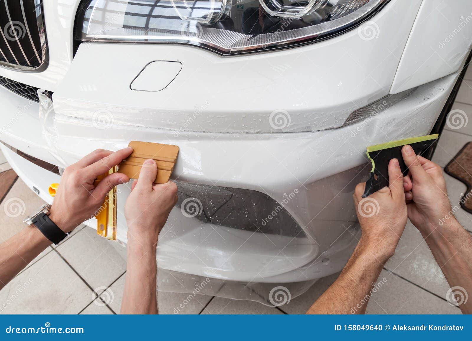 Retrofitting the Car with a Solid Transparent Protective Film, the ...