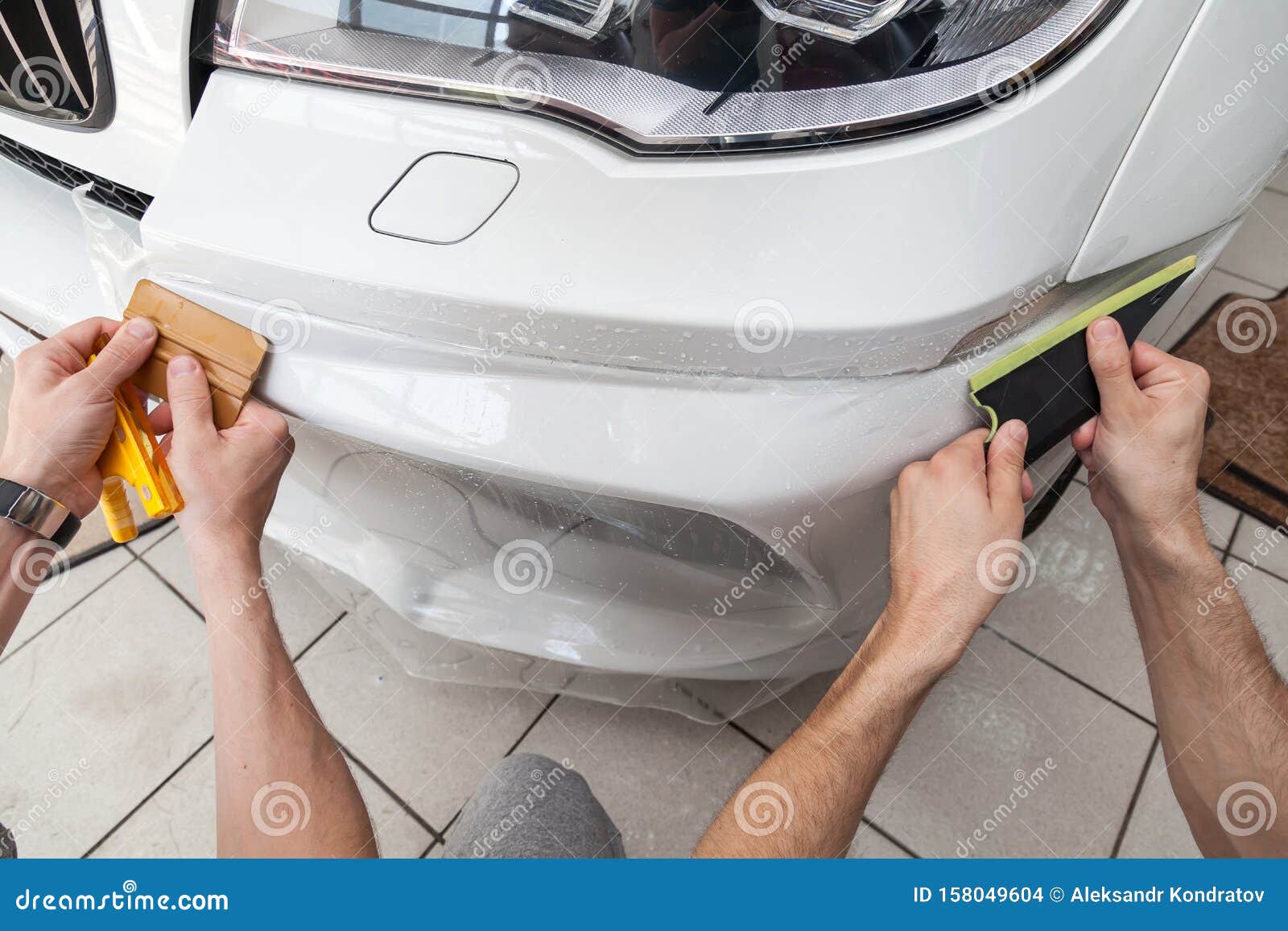 Retrofitting the Car with a Solid Transparent Protective Film, the ...