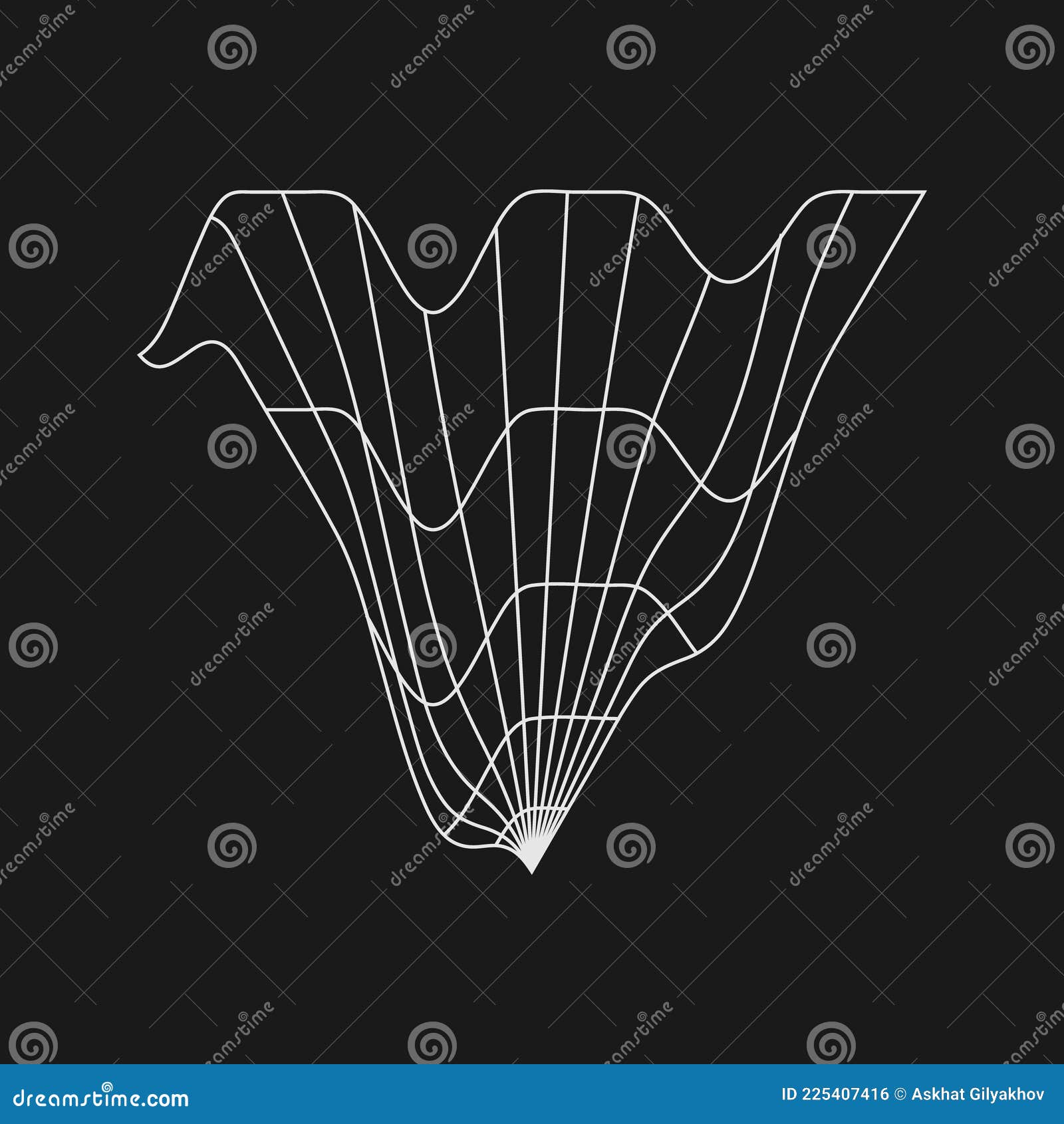 Retrofuturistic Liquid Distorted Triangle Grid. Digital Cyber Retro ... Retrofuturistic Liquid Distorted Triangle Grid. Digital Cyber Retro ...