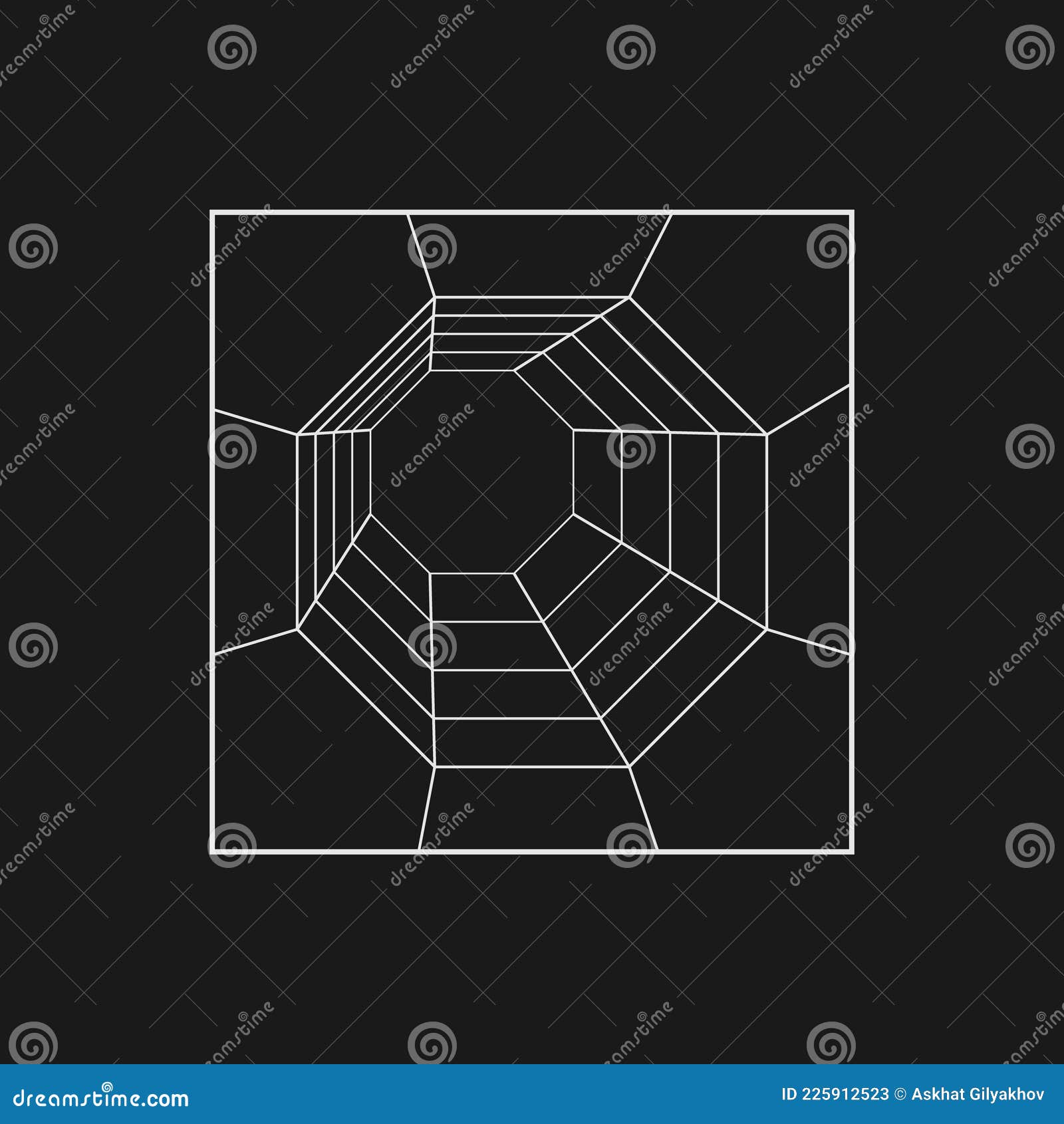 Retrofuturistic Rectangle Grid With Liquid Distortion. Cyber Design ... Retrofuturistic Rectangle Grid With Liquid Distortion. Cyber Design ...