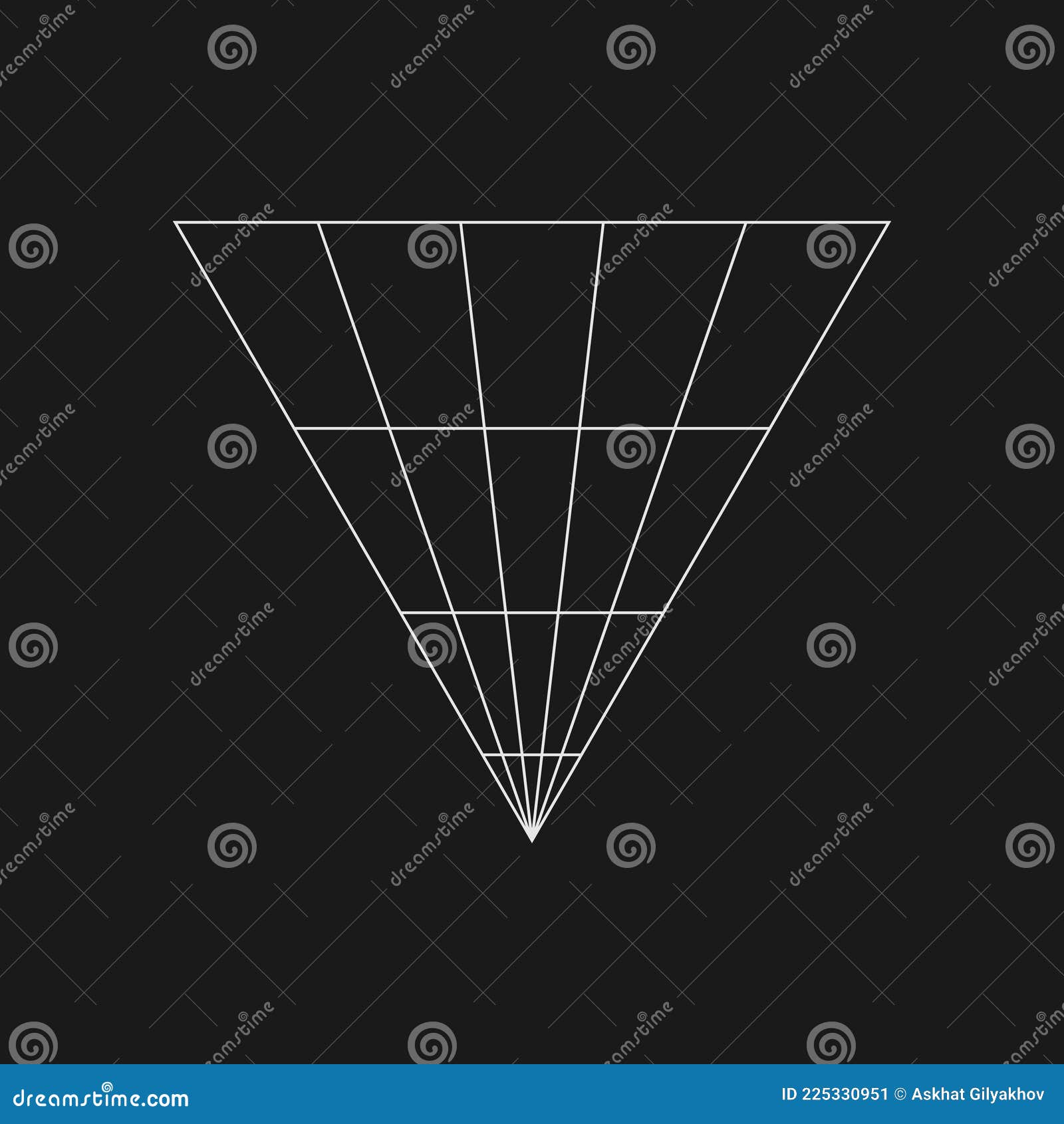 Retrofuturistic Triangle Grid. Digital Cyber Retro Design Element ... Retrofuturistic Triangle Grid. Digital Cyber Retro Design Element ...
