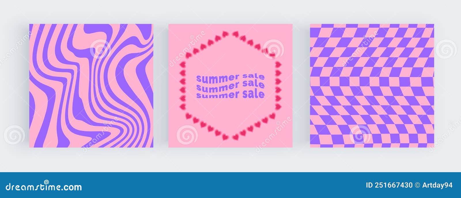 Retrorreflector Cor-de-rosa E Roxo Para As Redes Sociais Ilustração ...