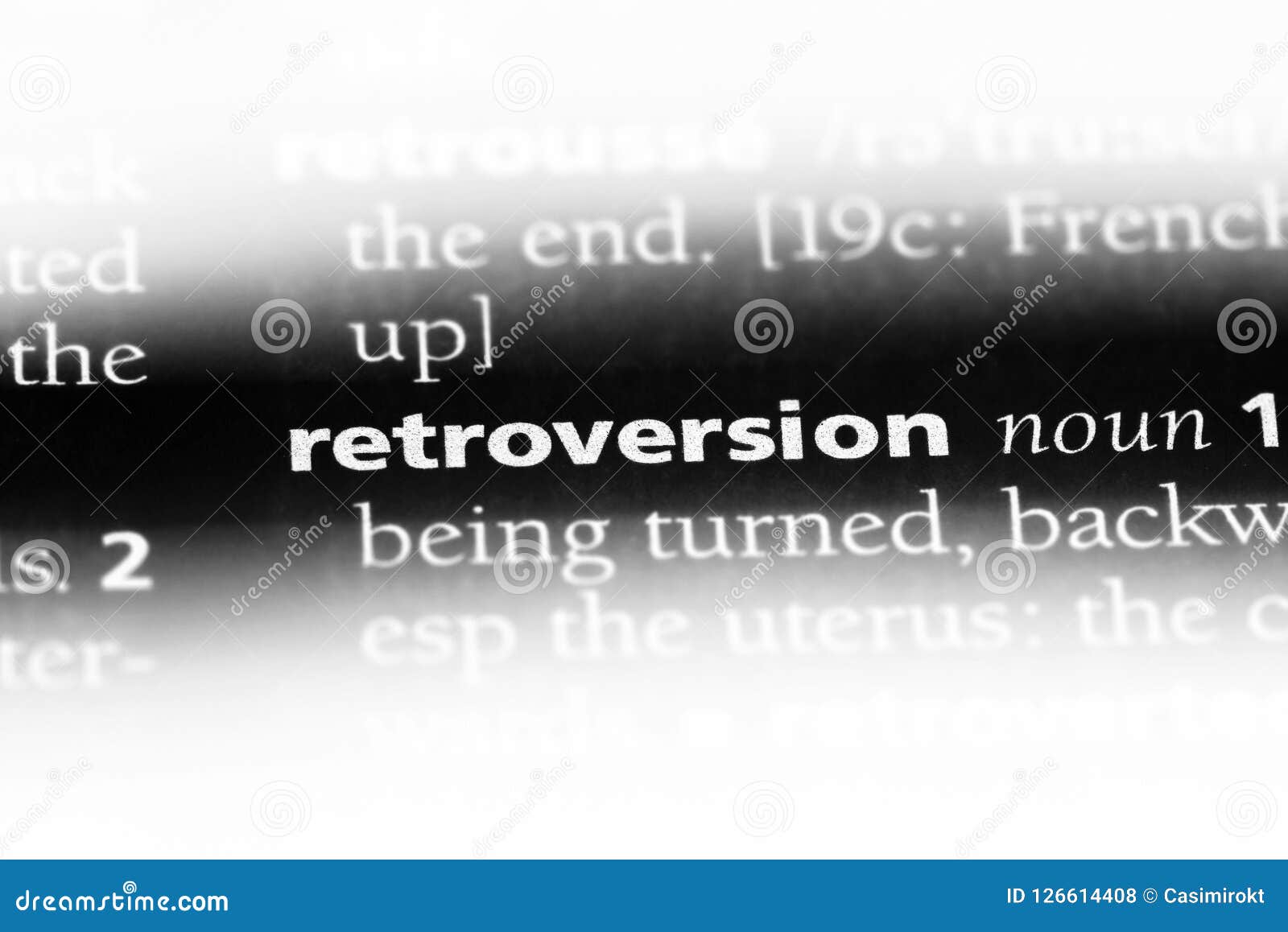 Retroversion stock photo. Image of writing, retroversion - 126614408