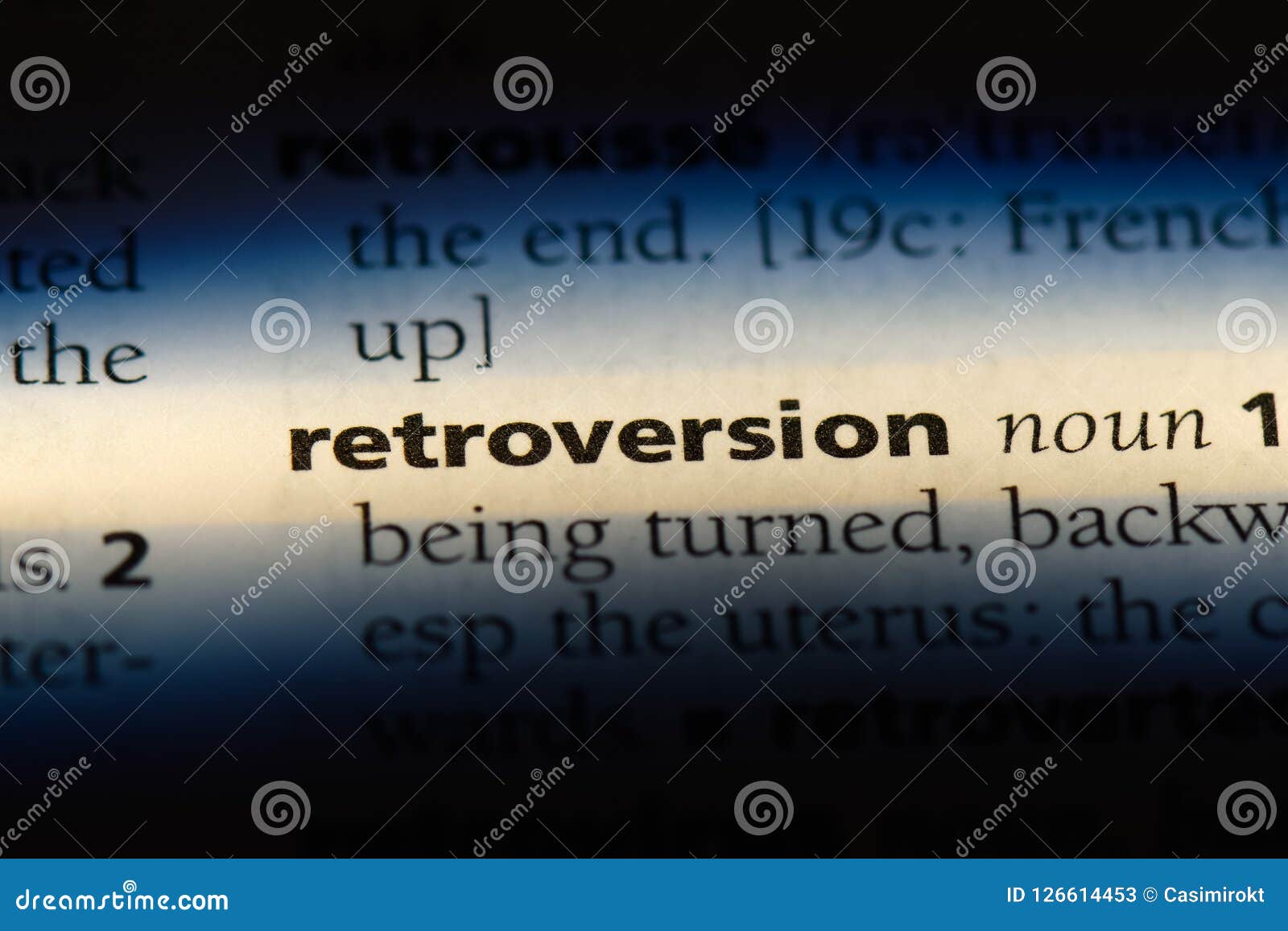 Retroversion stock image. Image of printed, retroversion - 126614453