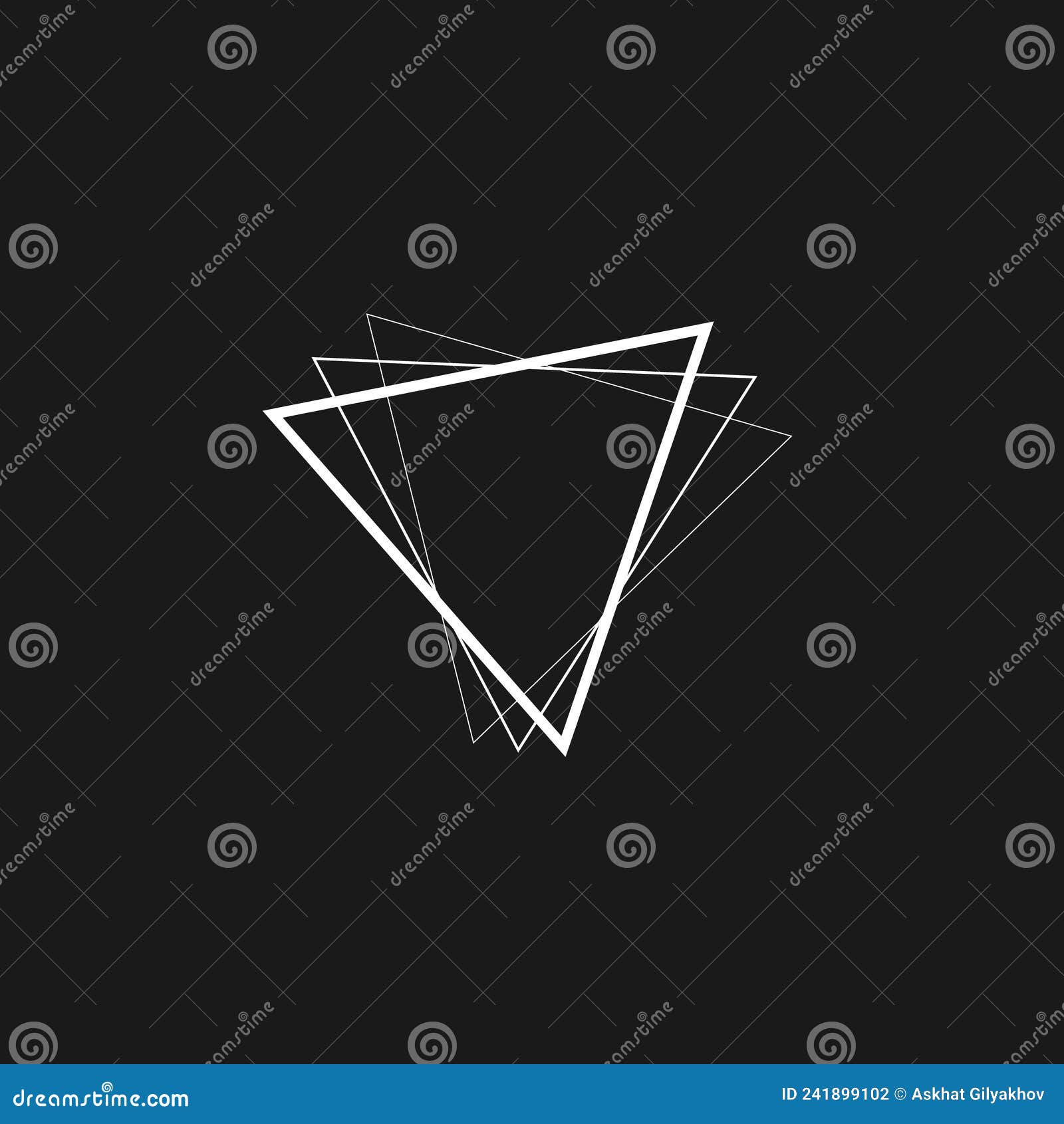 Retrowave Aesthetics, The Composition Of Triangles. Synthwave Black And ...