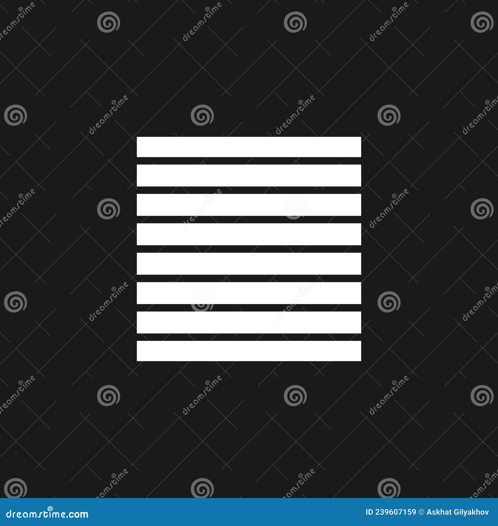 Retrowave, Synthwave Striped Square 1980s Style. Black and White ...