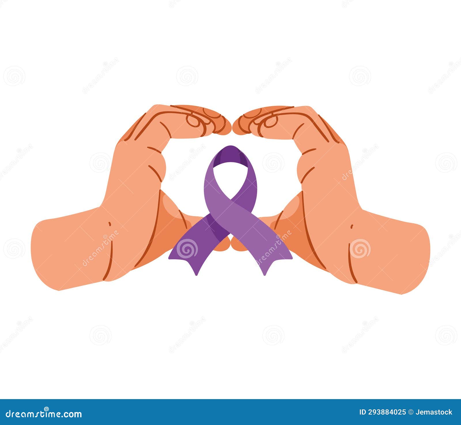 Rett Syndrome Awareness Month October Handwritten Lettering And Purple ...