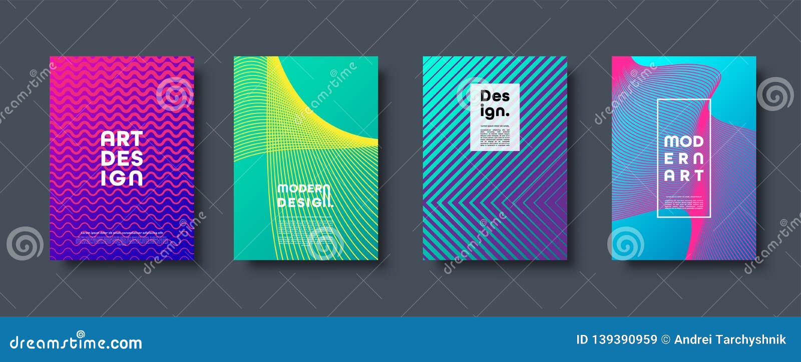 Rettangoli Blu 2 Forme E Linee Geometriche Pendenza Al Neon Variopinta ...