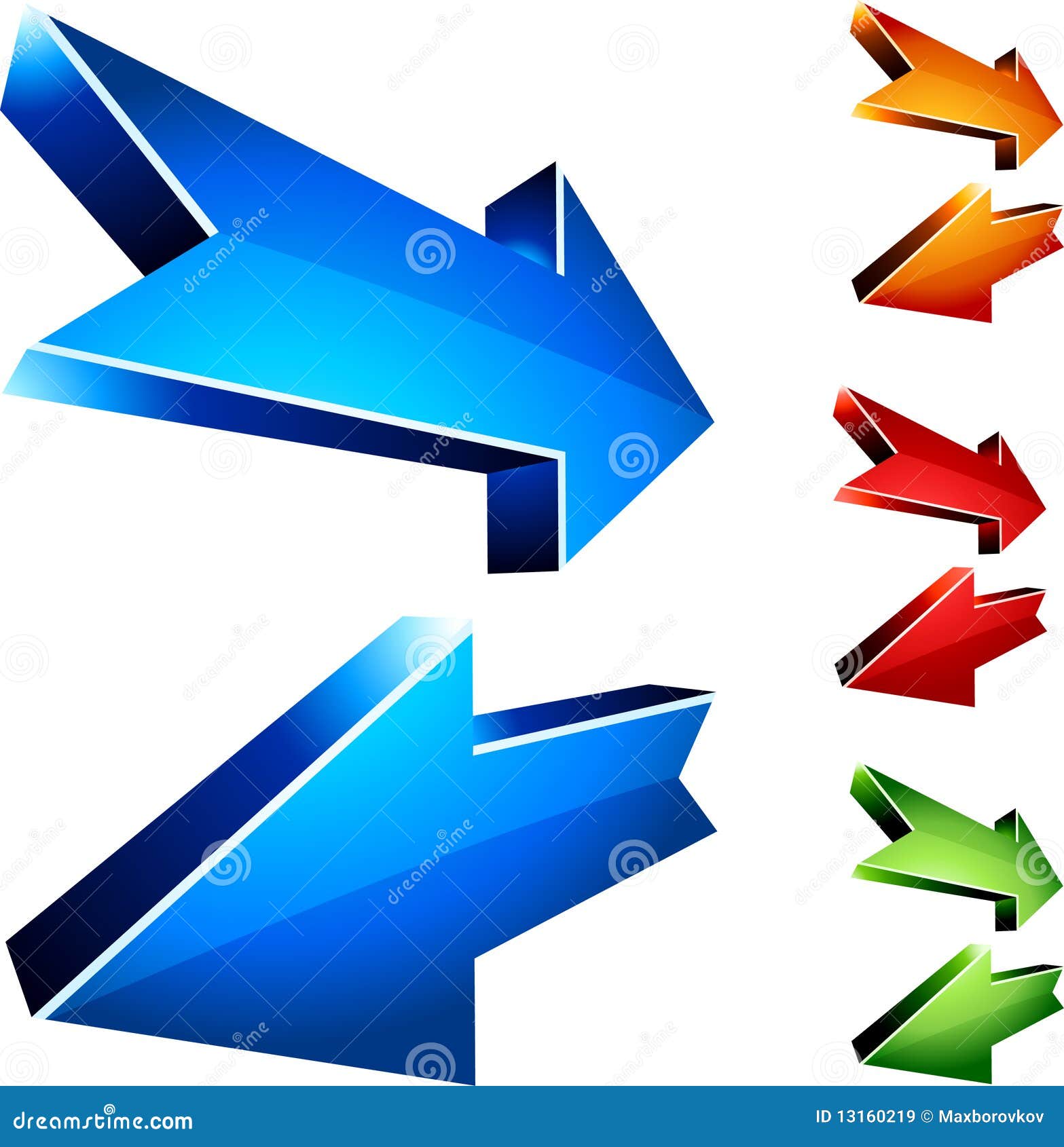 Return Arrows. Cartoon Vector | CartoonDealer.com #13160219