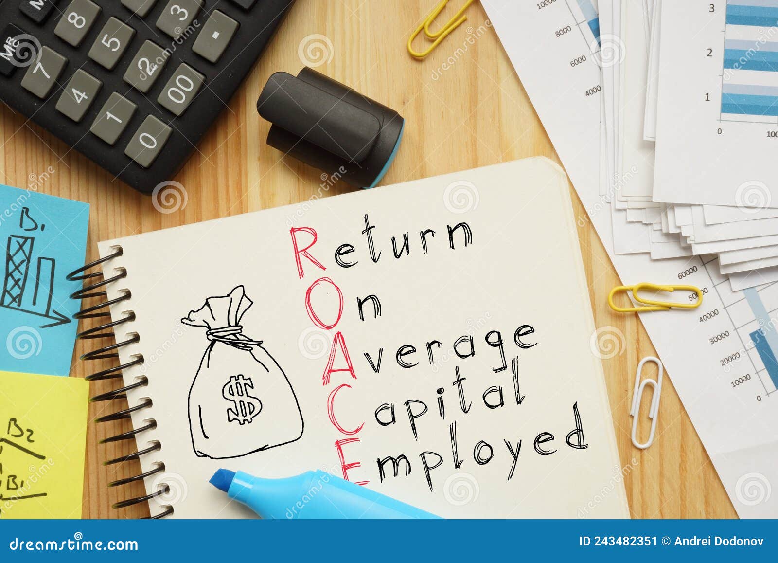Return on Average Capital Employed ROACE is Shown on the Photo Using ...