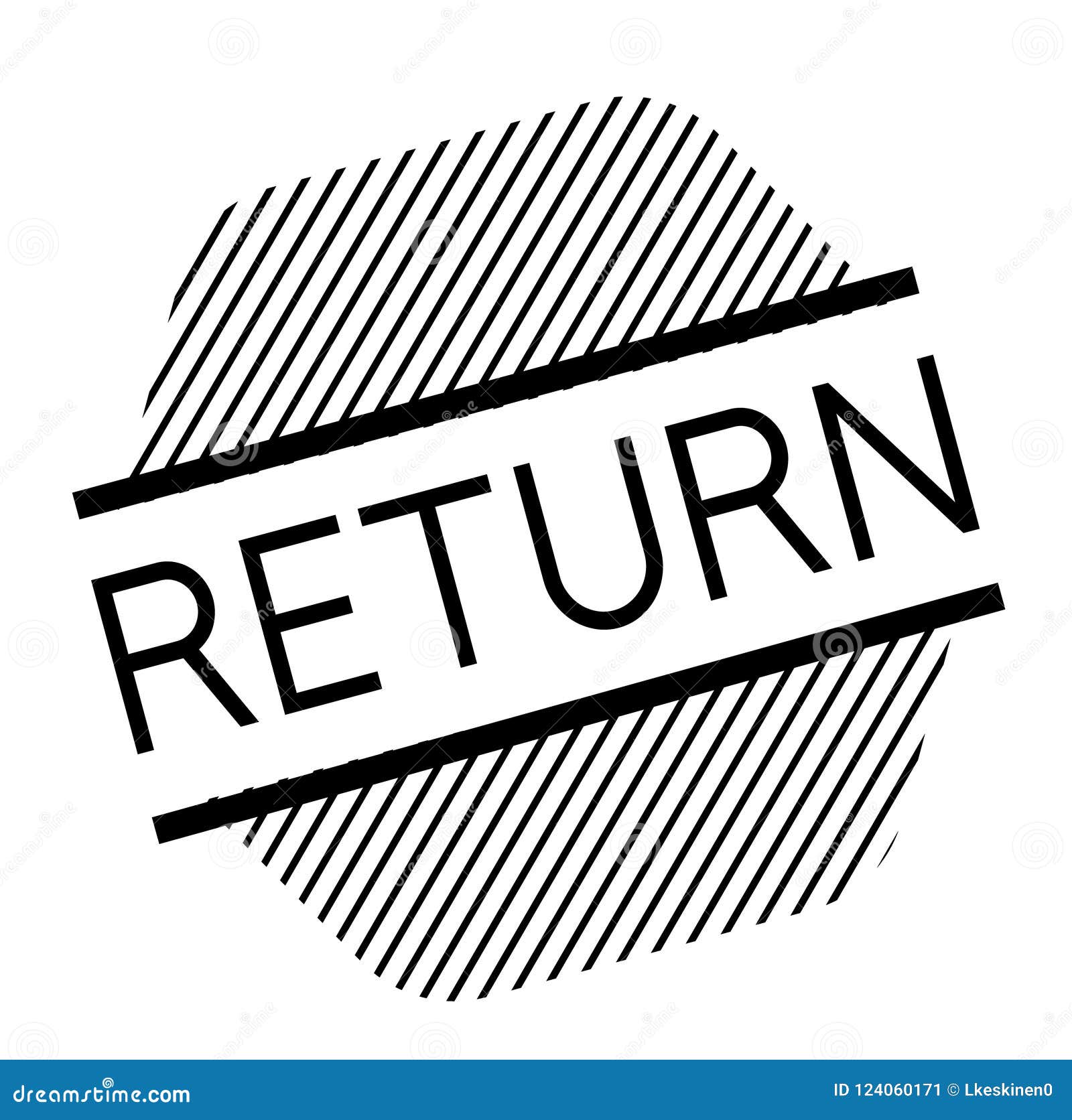 Return black stamp stock vector. Illustration of snail - 124060171