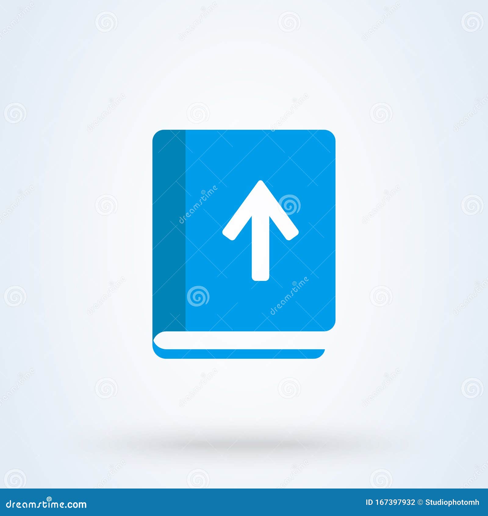 Return Book Flat Vector Modern Icon Design Illustration Stock Vector ...