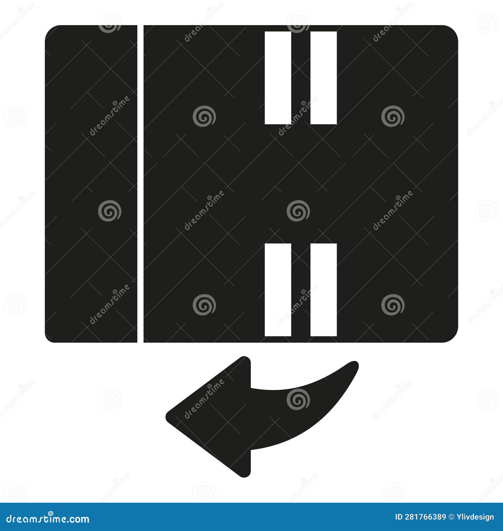 Return Box Icon Simple Vector. Cargo Money Stock Illustration ...