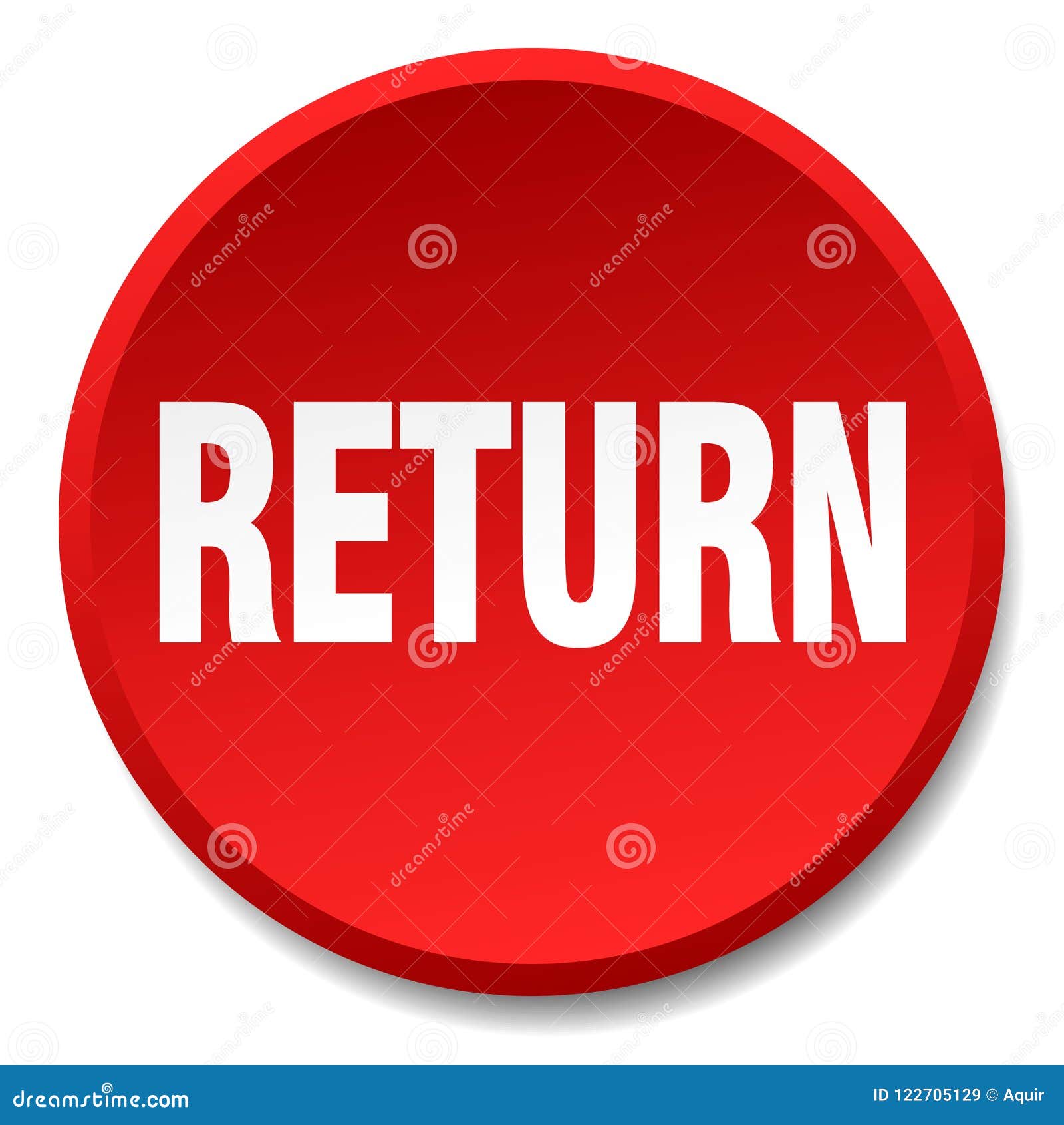 Return button stock vector. Illustration of website - 122705129