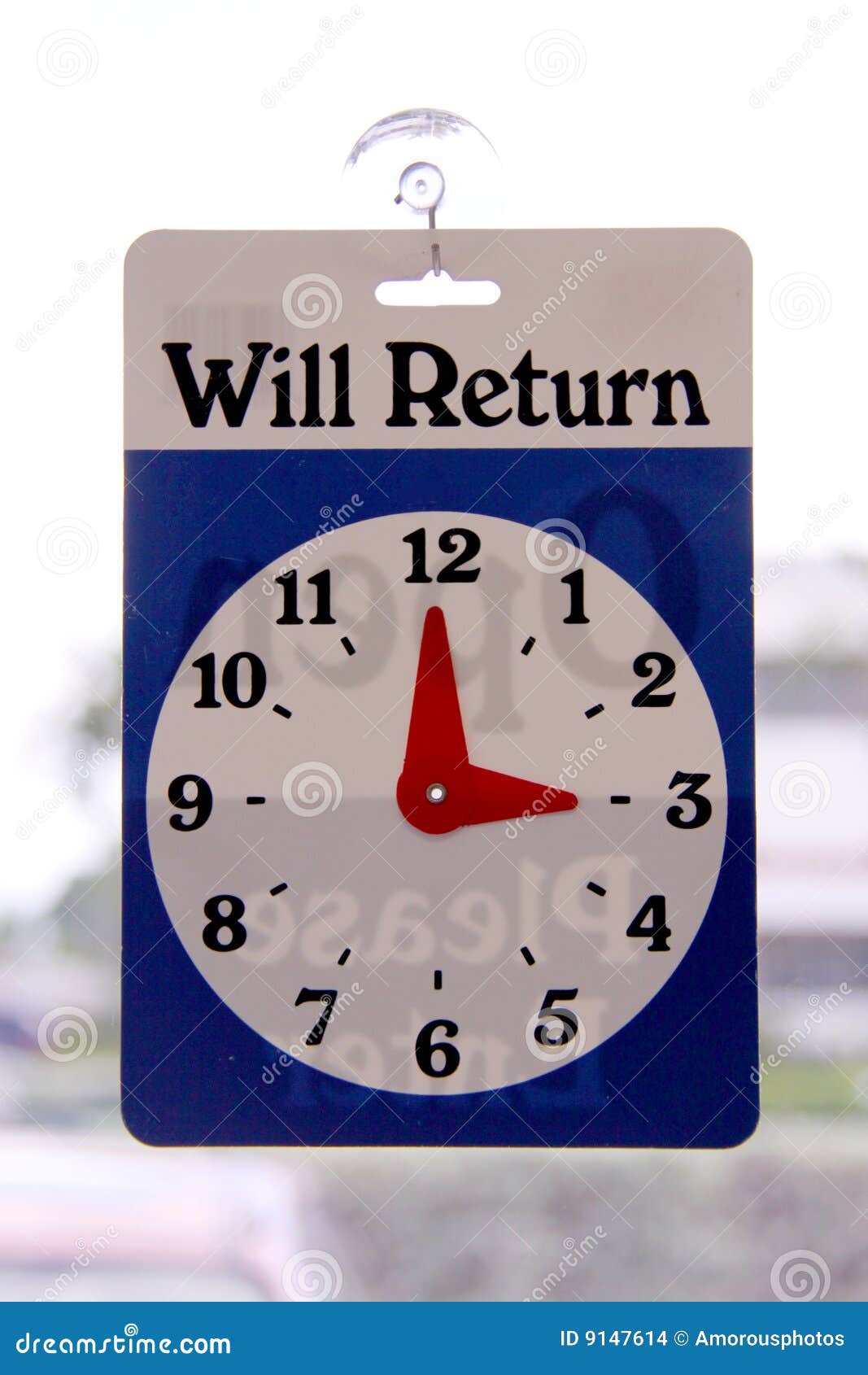 Return Clock stock photo. Image of sign, return, closed - 9147614