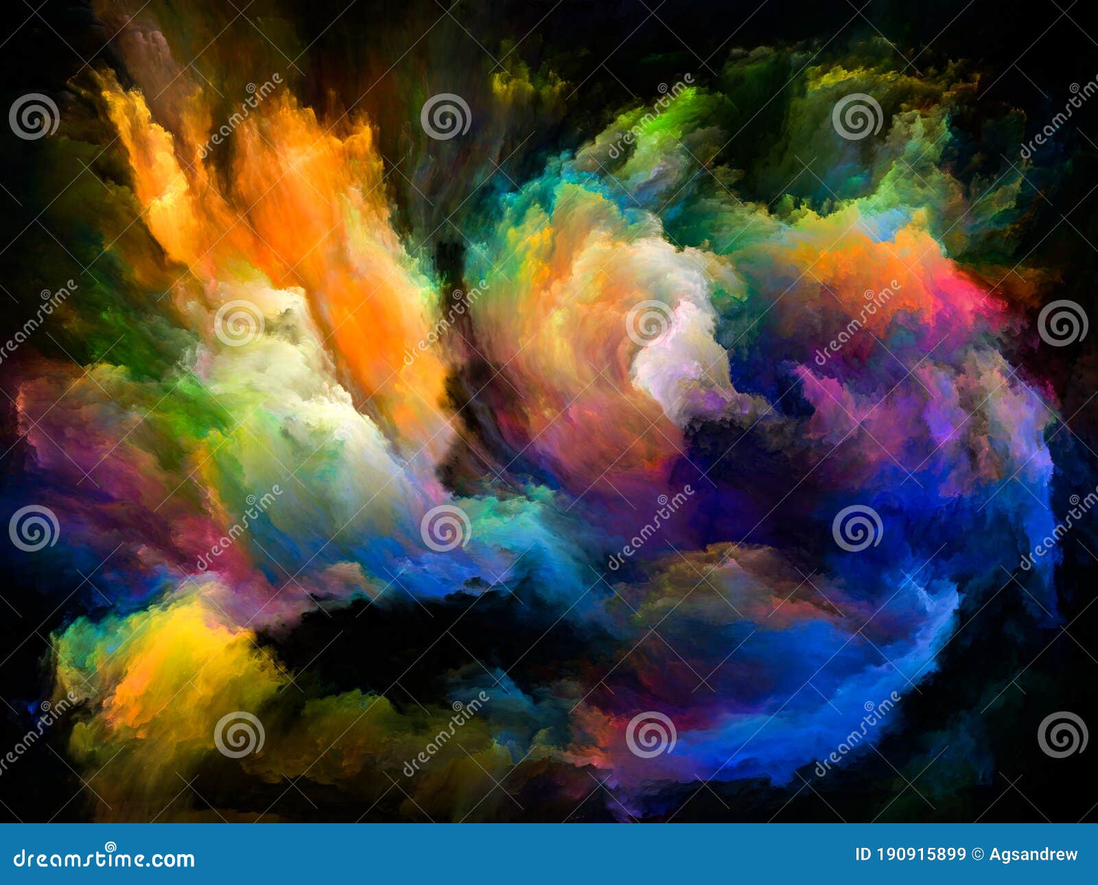 Return of Color Motion stock illustration. Illustration of energy ...